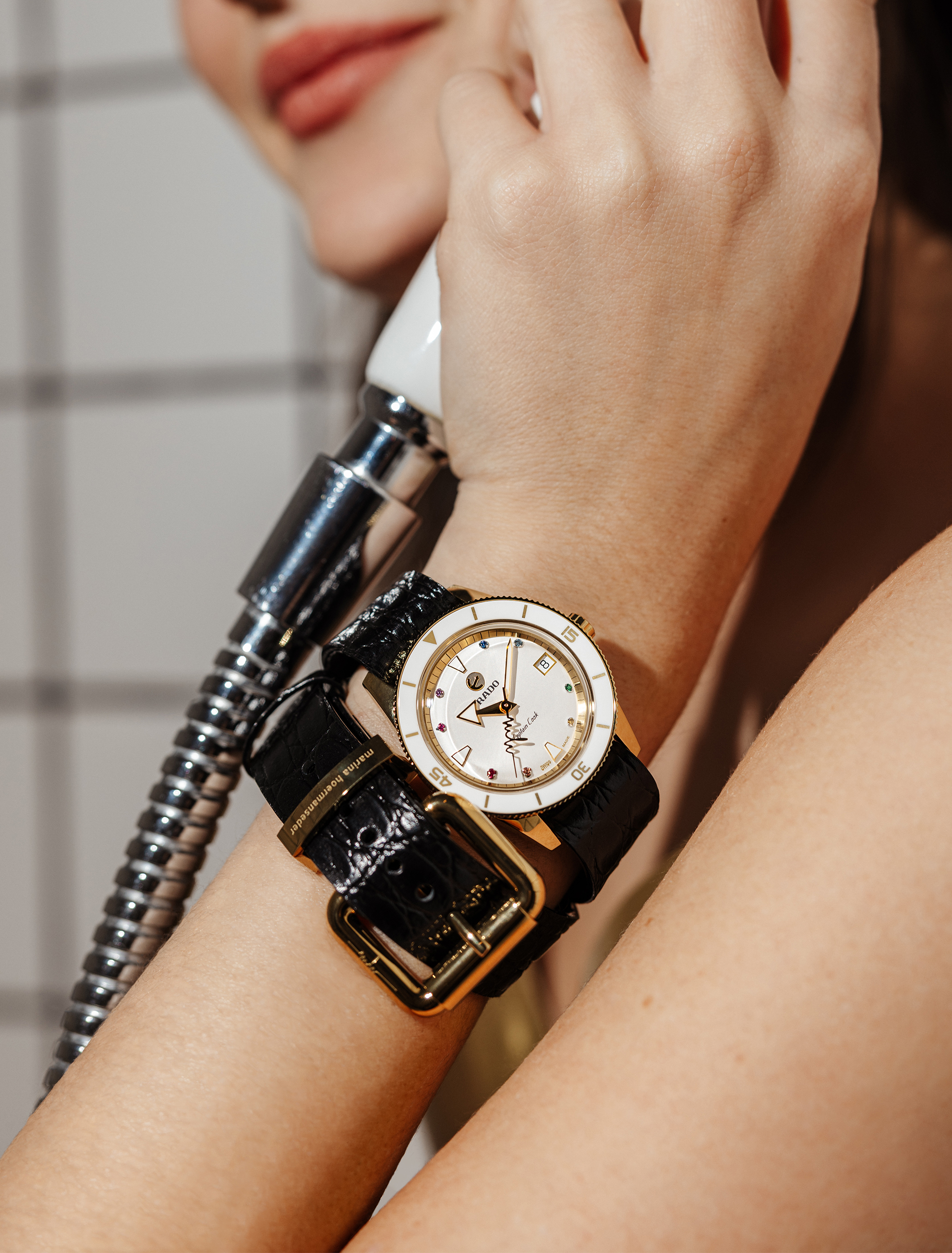Captain Cook x Marina Hoermanseder Heartbeat Stainless steel / PVD ...