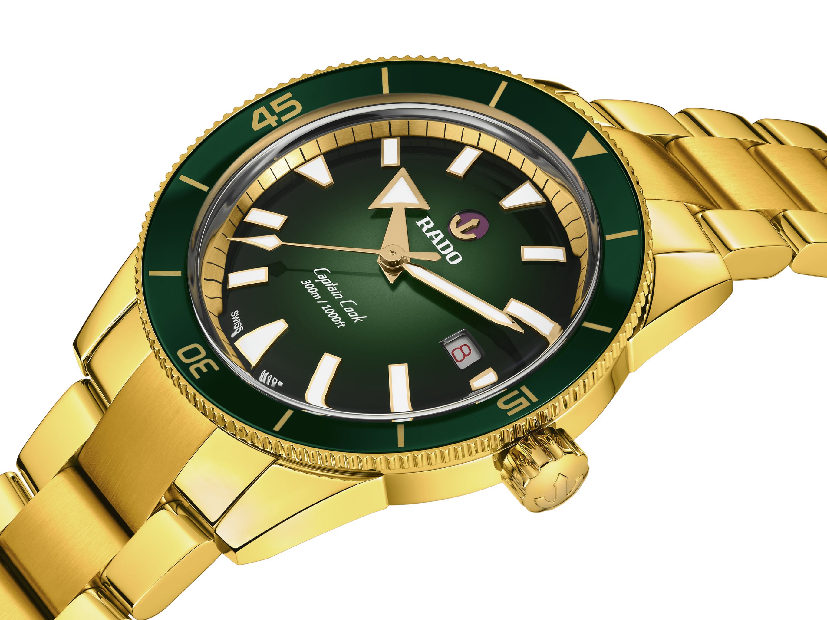 Captain Cook Automatic Stainless steel / PVD Watch R32136323 | Rado ...