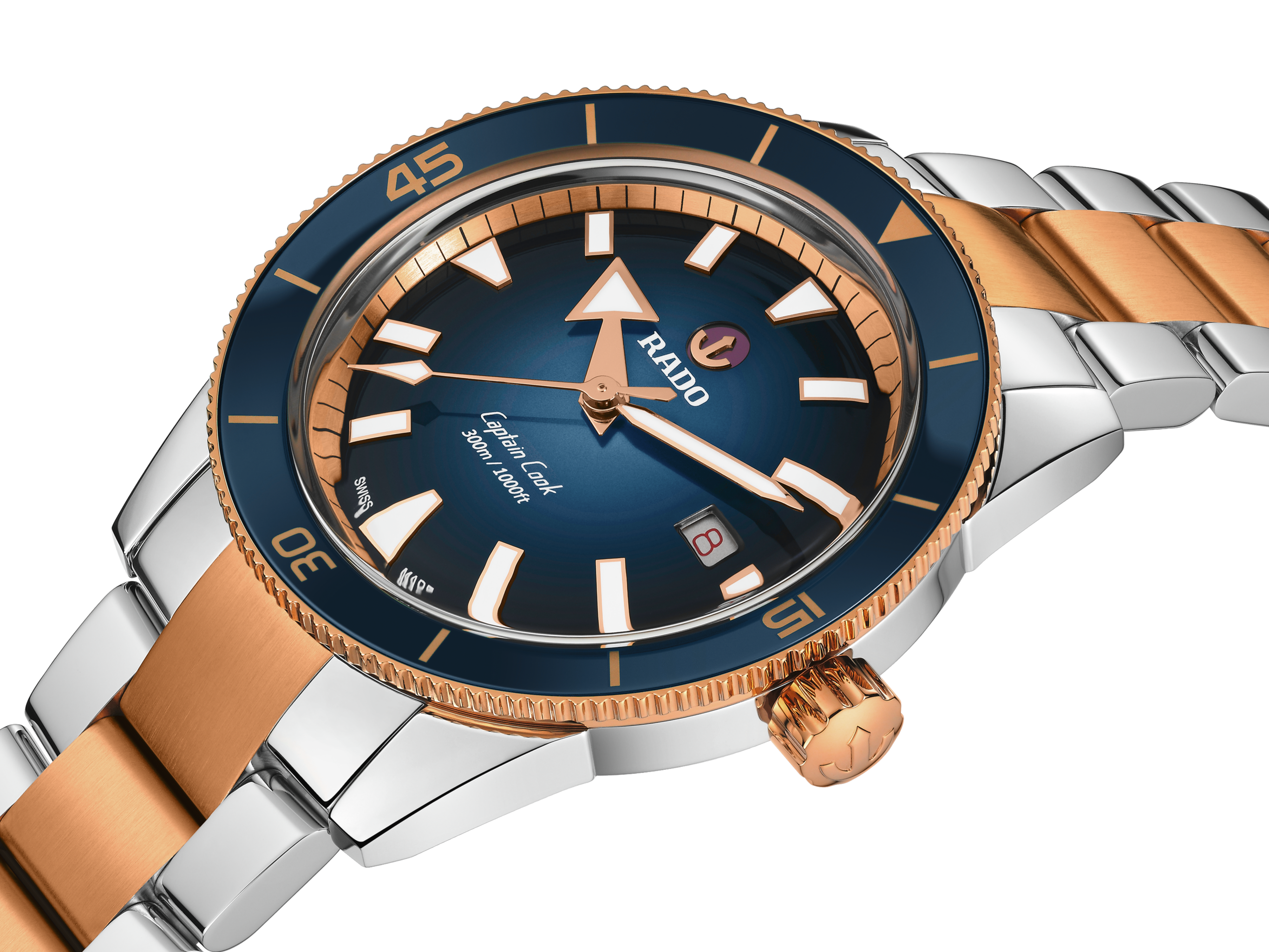 Captain Cook Automatic Stainless Steel Watch R32137203 | Rado® United ...