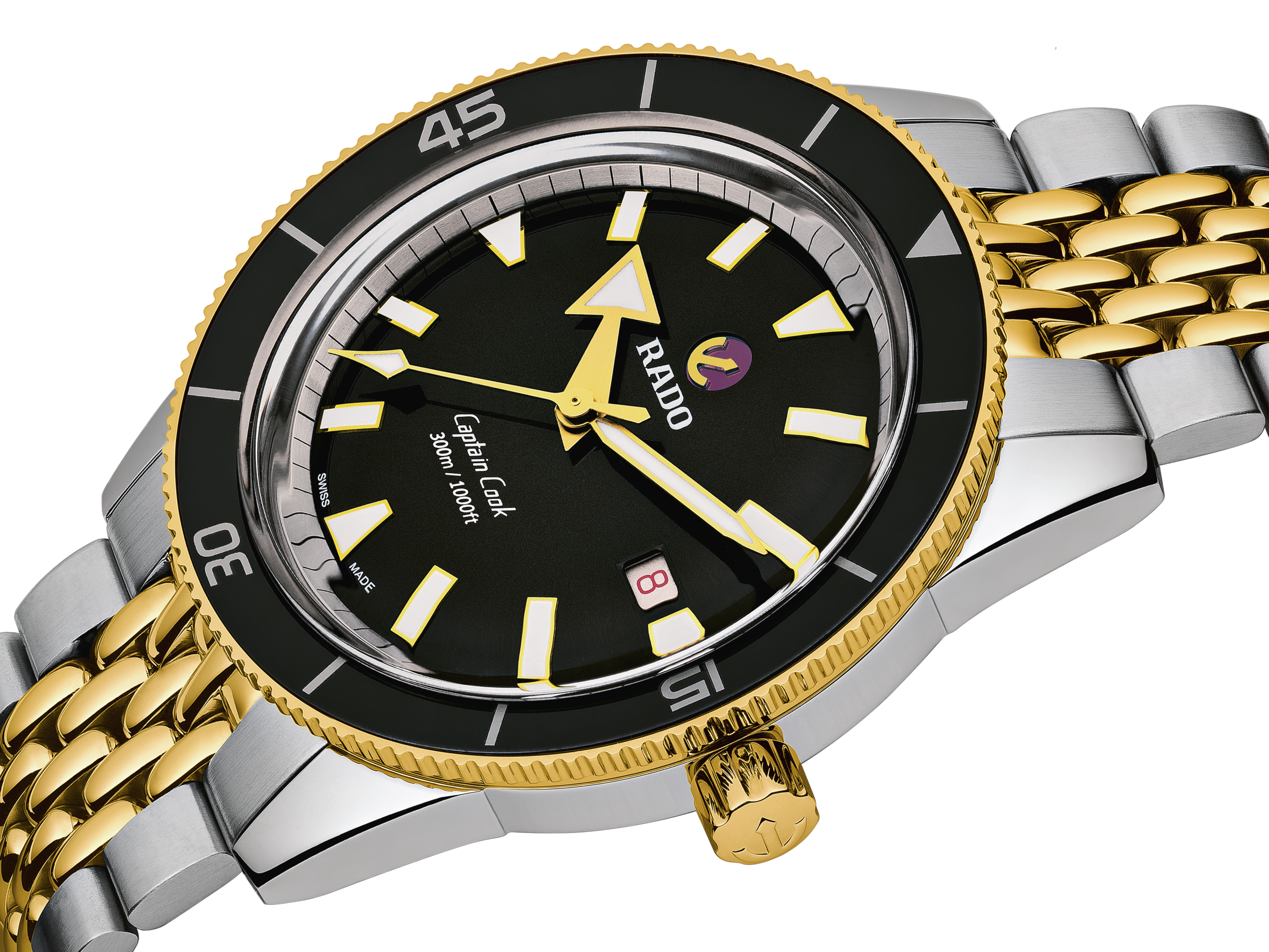 Captain Cook Automatic Stainless steel Watch R32138153 | Rado ...