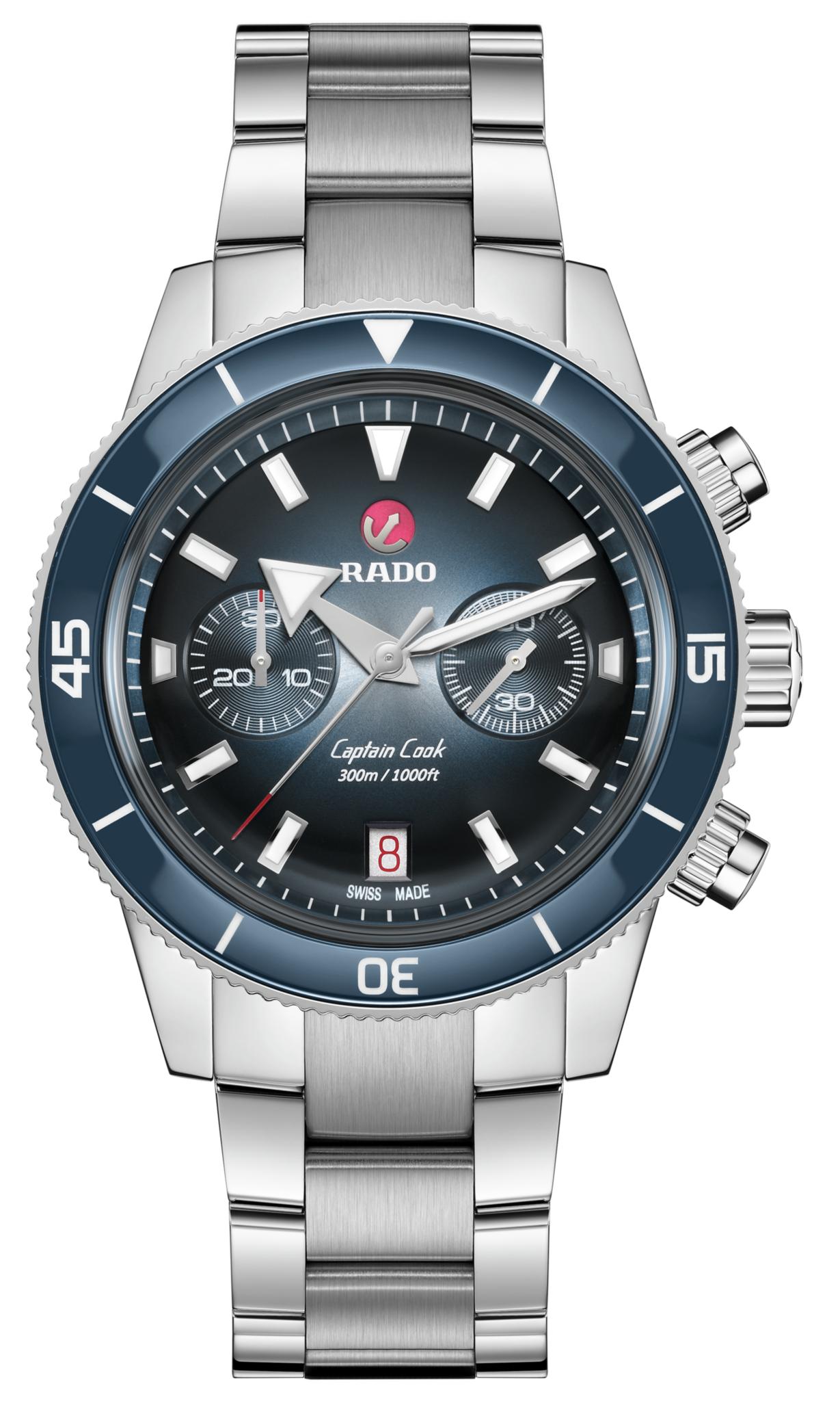 Captain Cook Automatic Men Stainless Steel Watch R32505019 | Rado ...