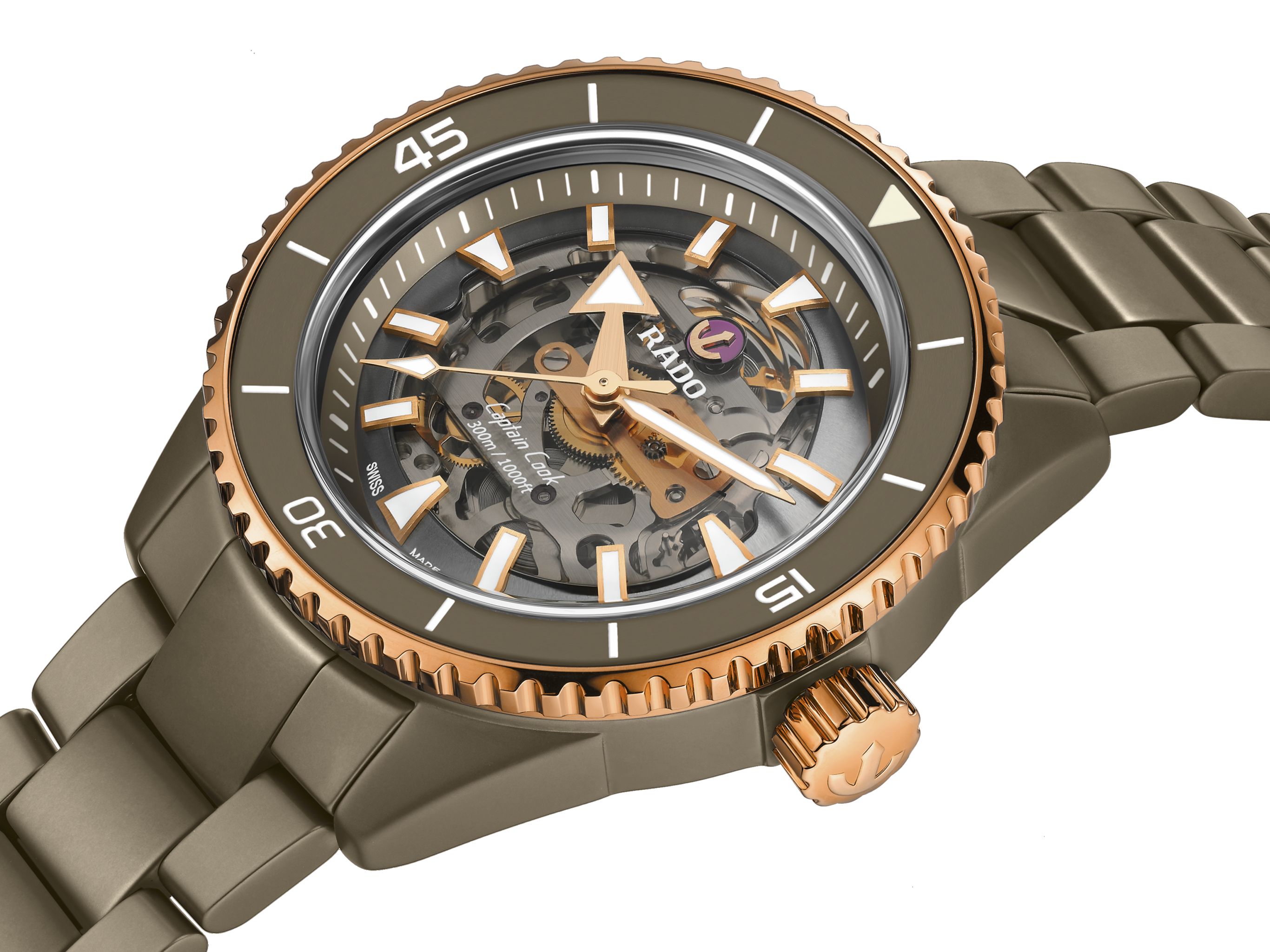 Captain Cook High-Tech Ceramic Skeleton Herren Hightech-Keramik Uhr ...