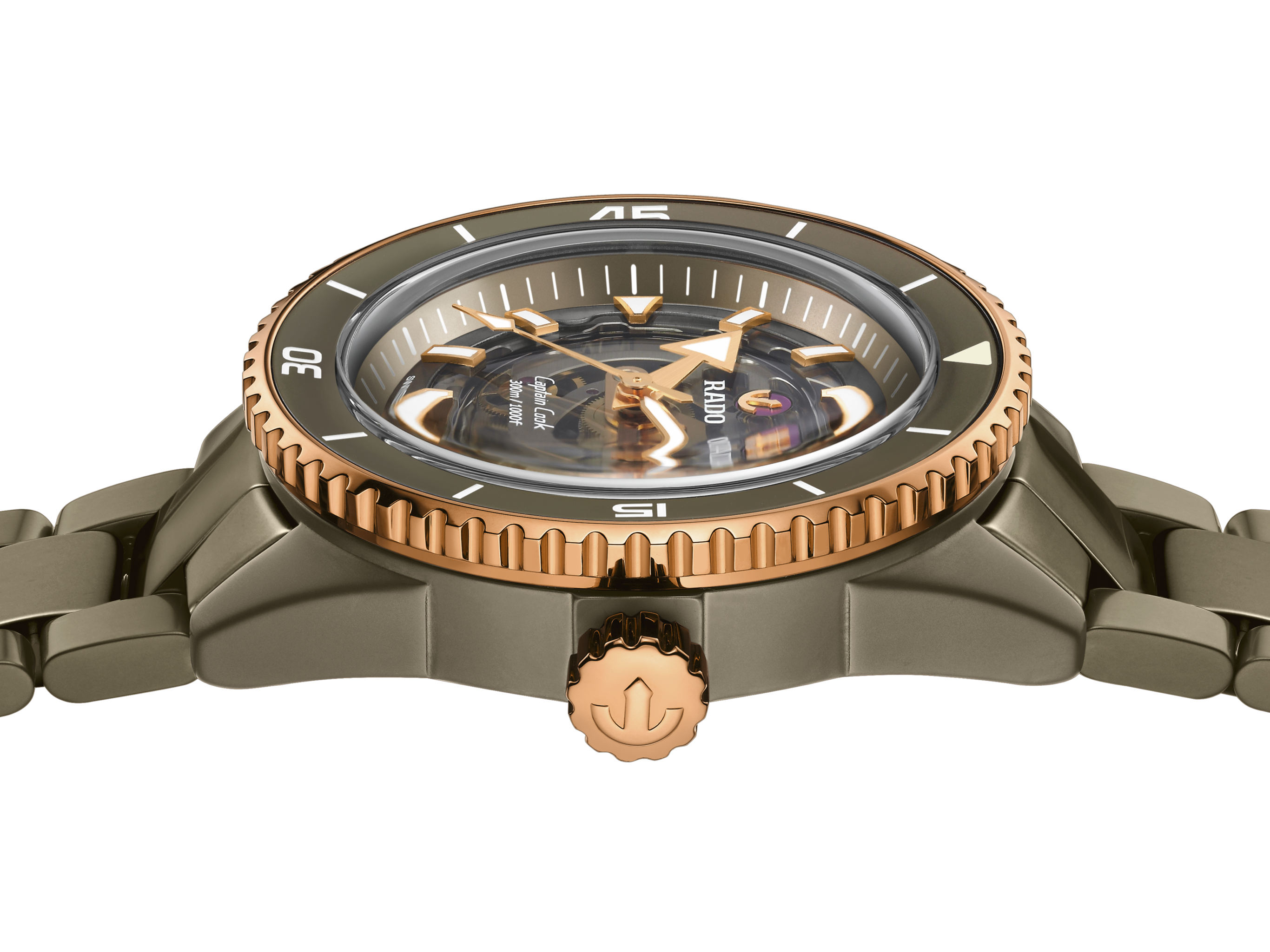 Captain Cook High-Tech Ceramic Skeleton High-Tech Ceramic Watch ...
