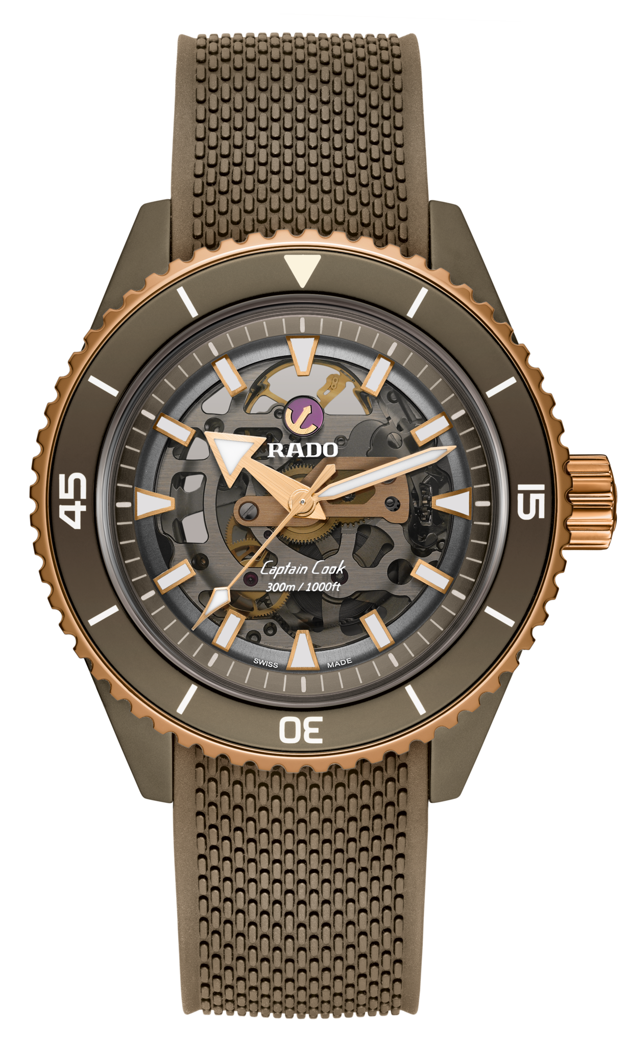 Captain Cook High-Tech Ceramic Skeleton High-Tech Ceramic Watch ...