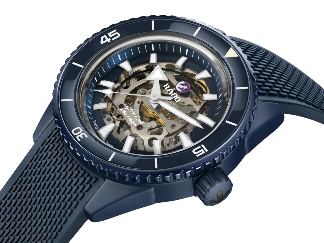 Captain Cook High-Tech Ceramic Skeleton Men High-Tech Ceramic Watch ...
