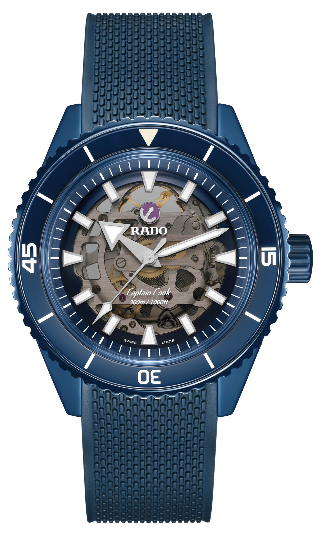 Captain Cook High-Tech Ceramic Skeleton High-Tech Ceramic Watch ...