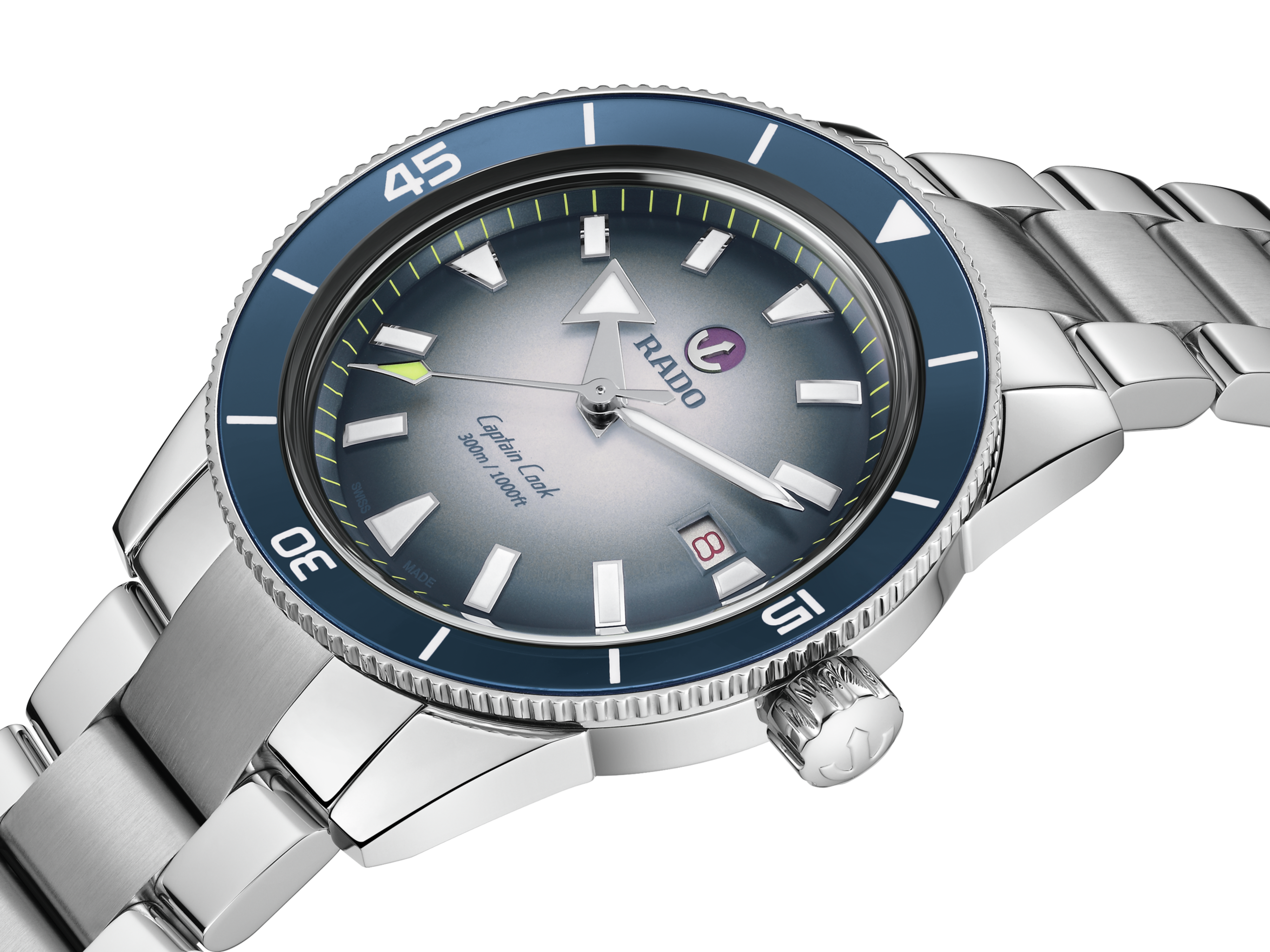 Captain Cook Automatic Men Stainless Steel Watch R32154208 | Rado® India
