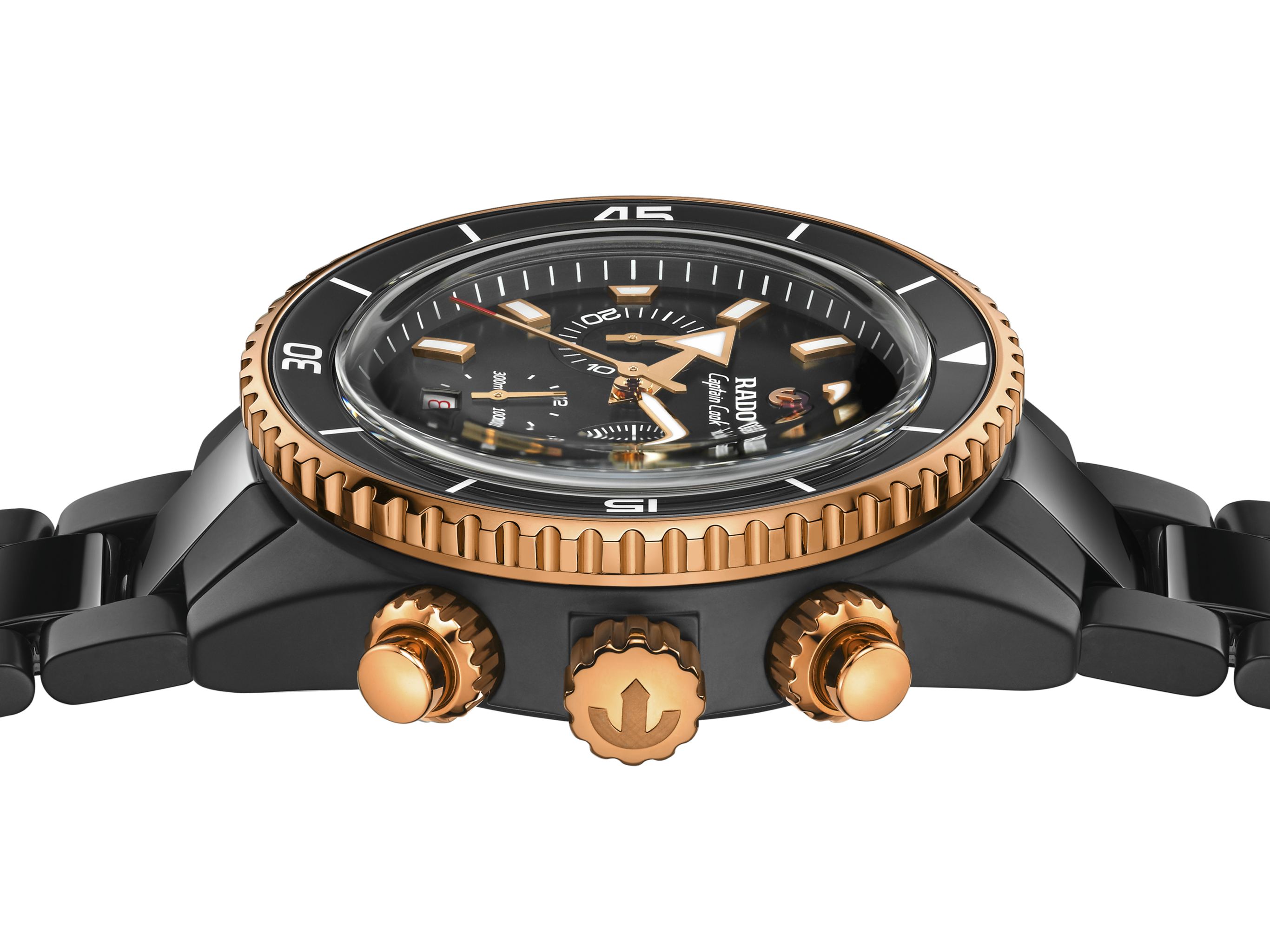 Captain Cook High-Tech Ceramic Automatic Chronograph High-Tech Ceramic ...