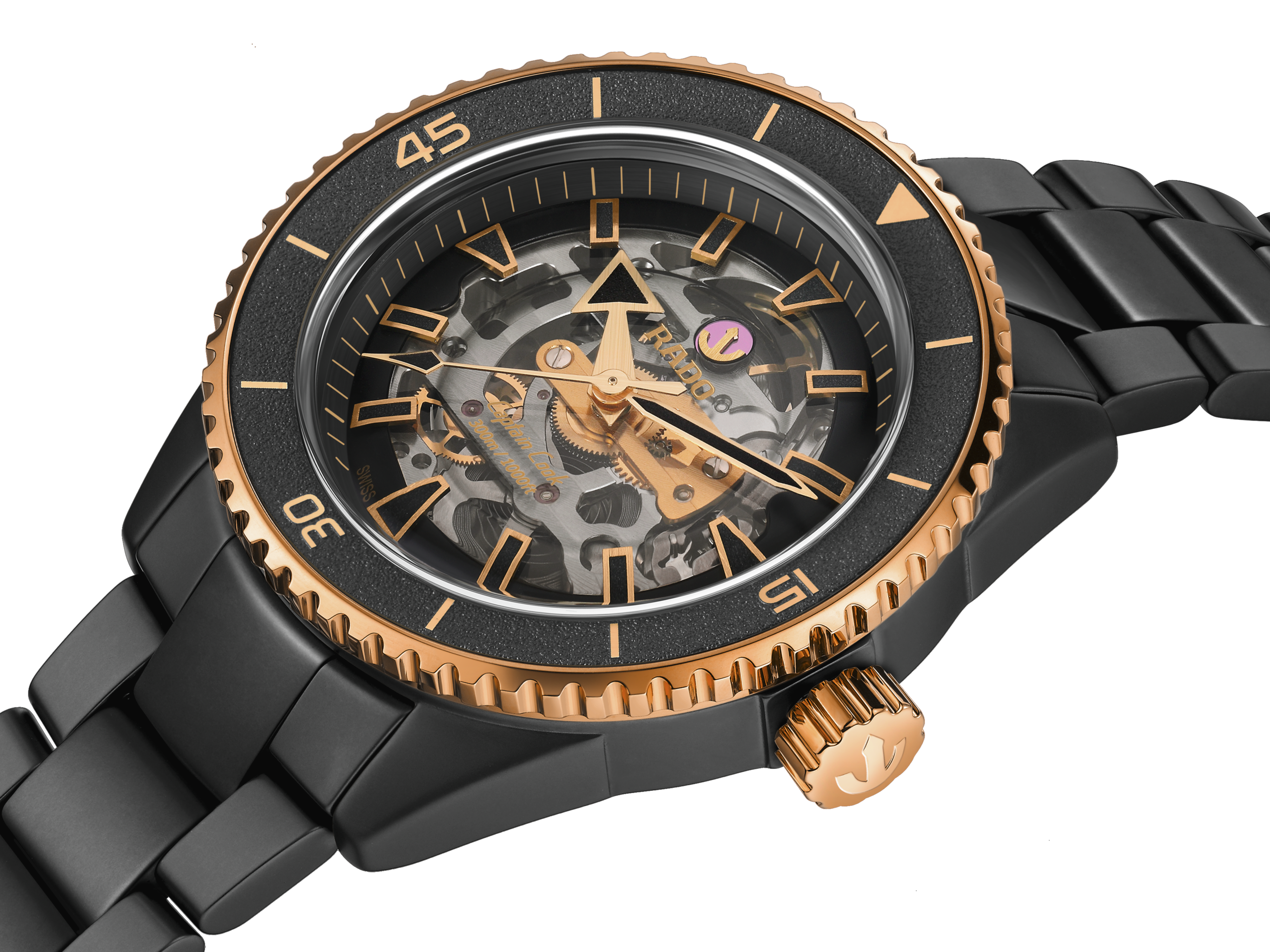 Captain Cook High-Tech Ceramic Skeleton Hightech-Keramik Uhr R32192152 ...