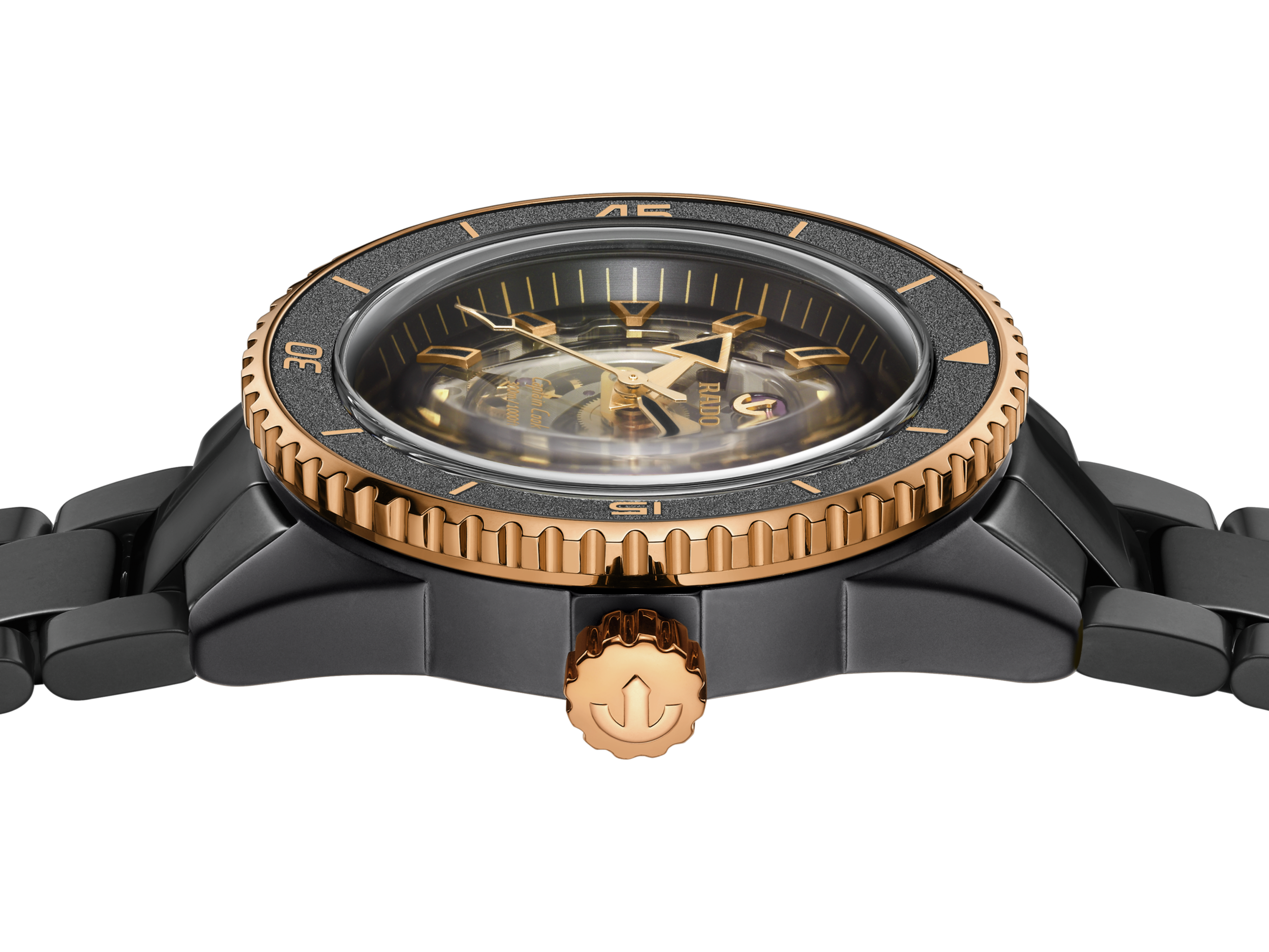 Captain Cook High-Tech Ceramic Skeleton Herren Hightech-Keramik Uhr ...