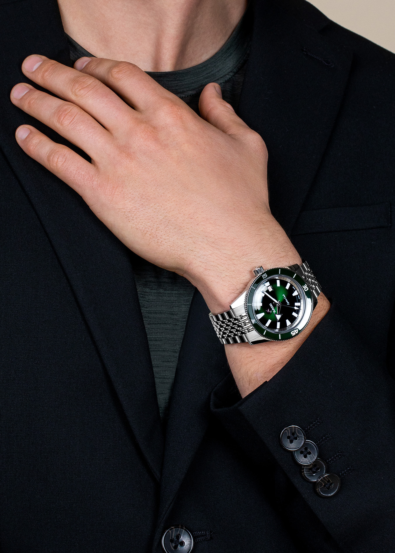 Captain Cook Automatic Stainless Steel Watch R32505318 | Rado® United ...