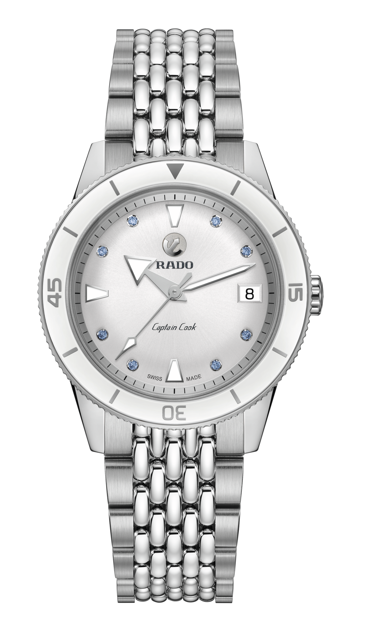 Captain Cook Automatic Stainless Steel Watch R32500718 | Rado® United ...