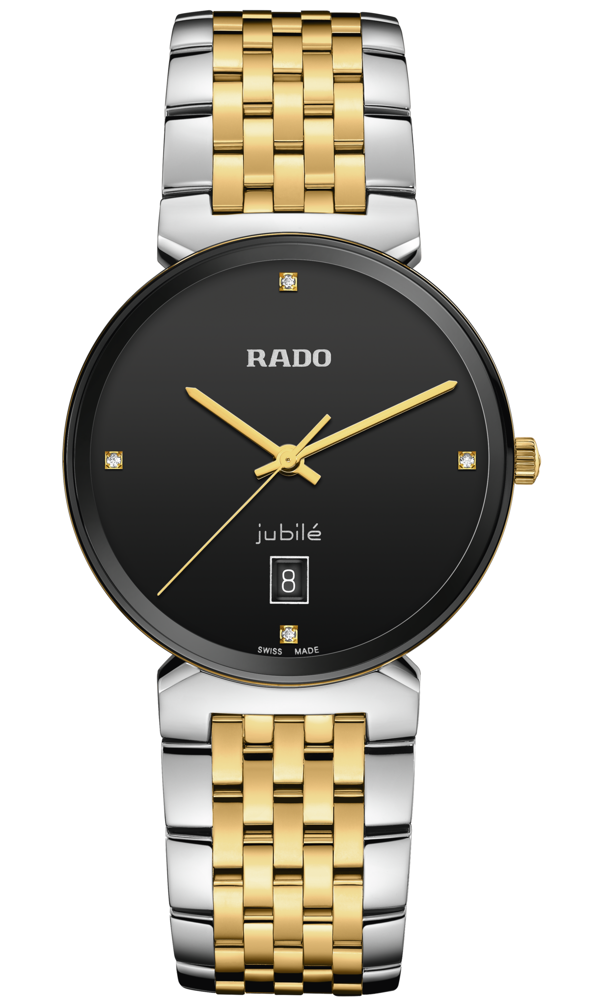 Florence Diamonds Stainless steel / PVD Watch R48914713 | Rado® United ...
