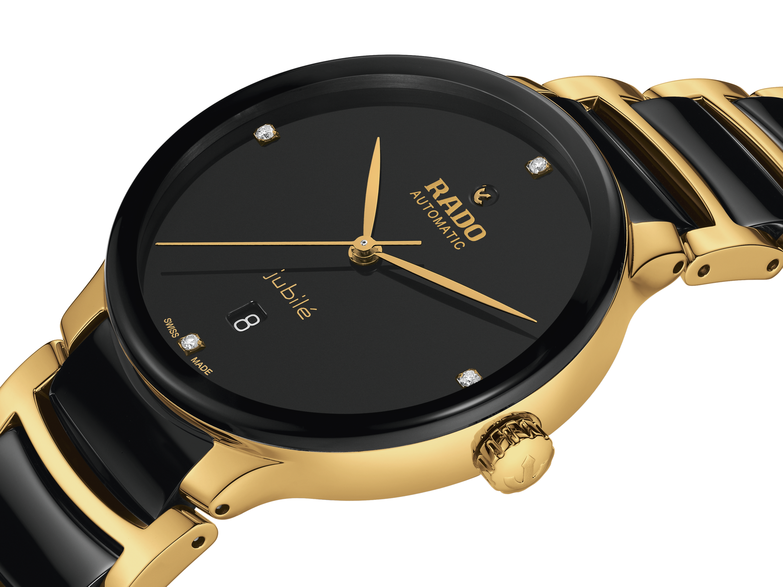Centrix Automatic Diamonds Stainless steel / PVD Watch R30008712 | Rado ...