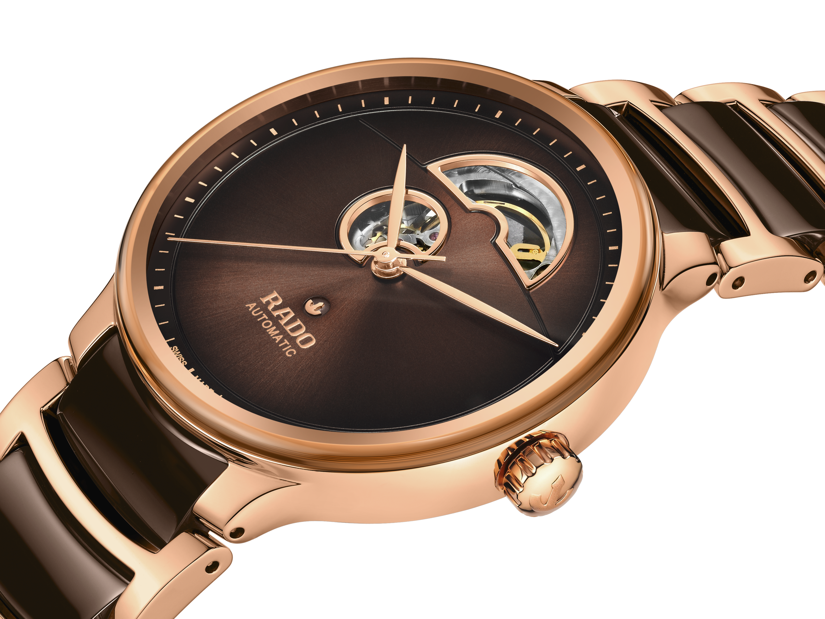 Centrix Automatic Open Heart Stainless steel / PVD Watch R30013302 | Rado®