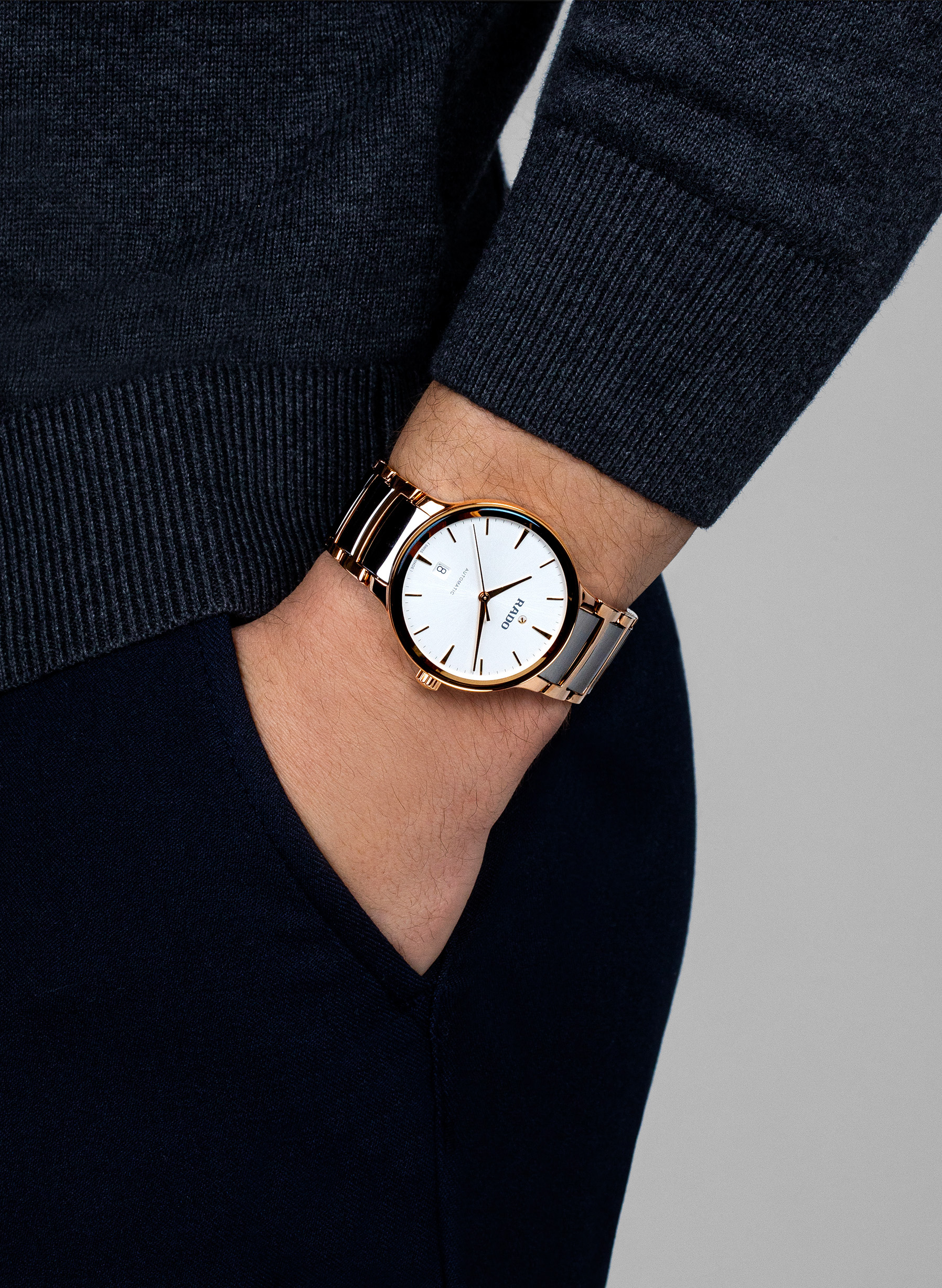 Centrix Automatic Stainless steel / PVD Watch R30017012 | Rado® United ...