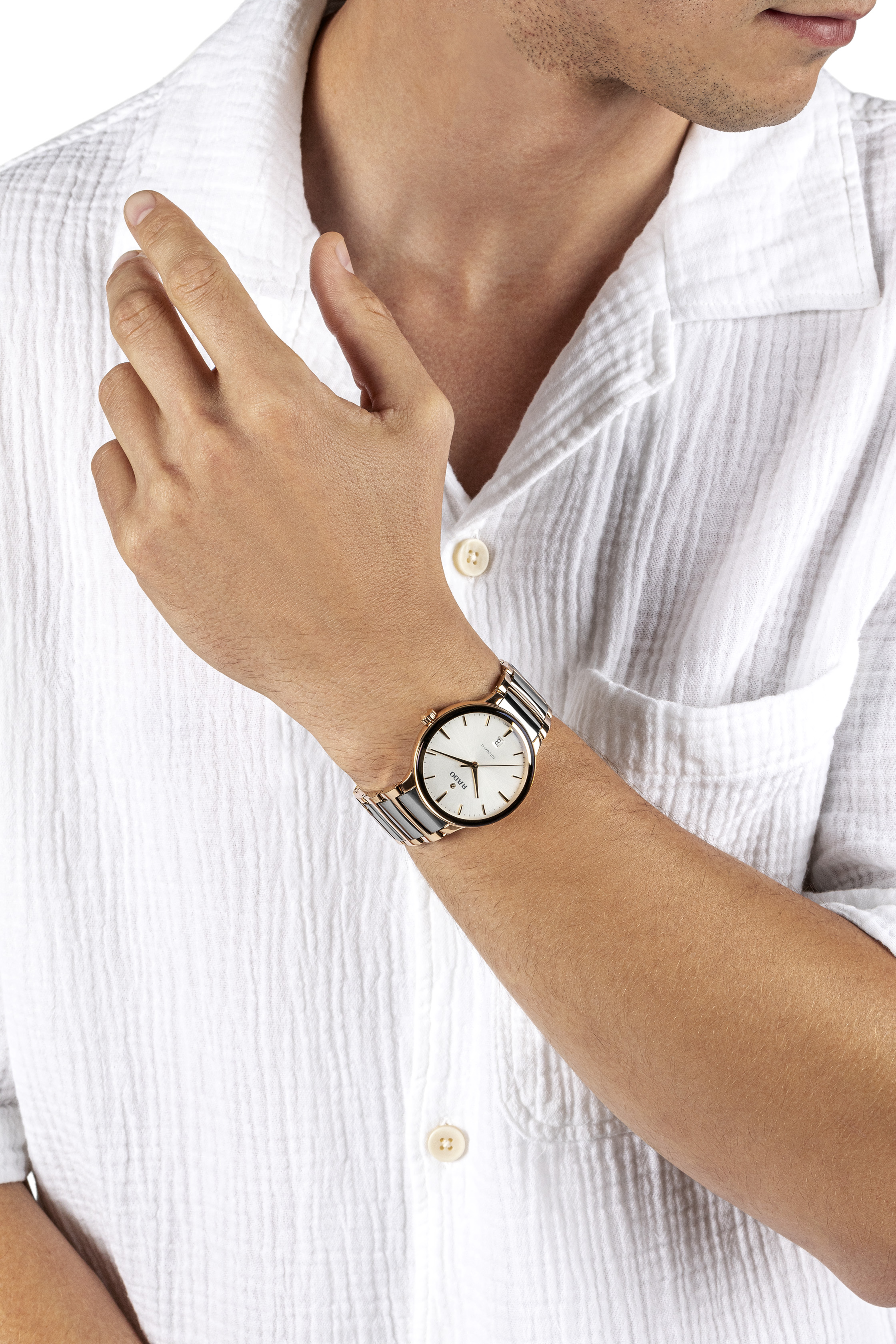 Centrix Automatic Stainless steel / PVD Watch R30017012 | Rado® Great ...