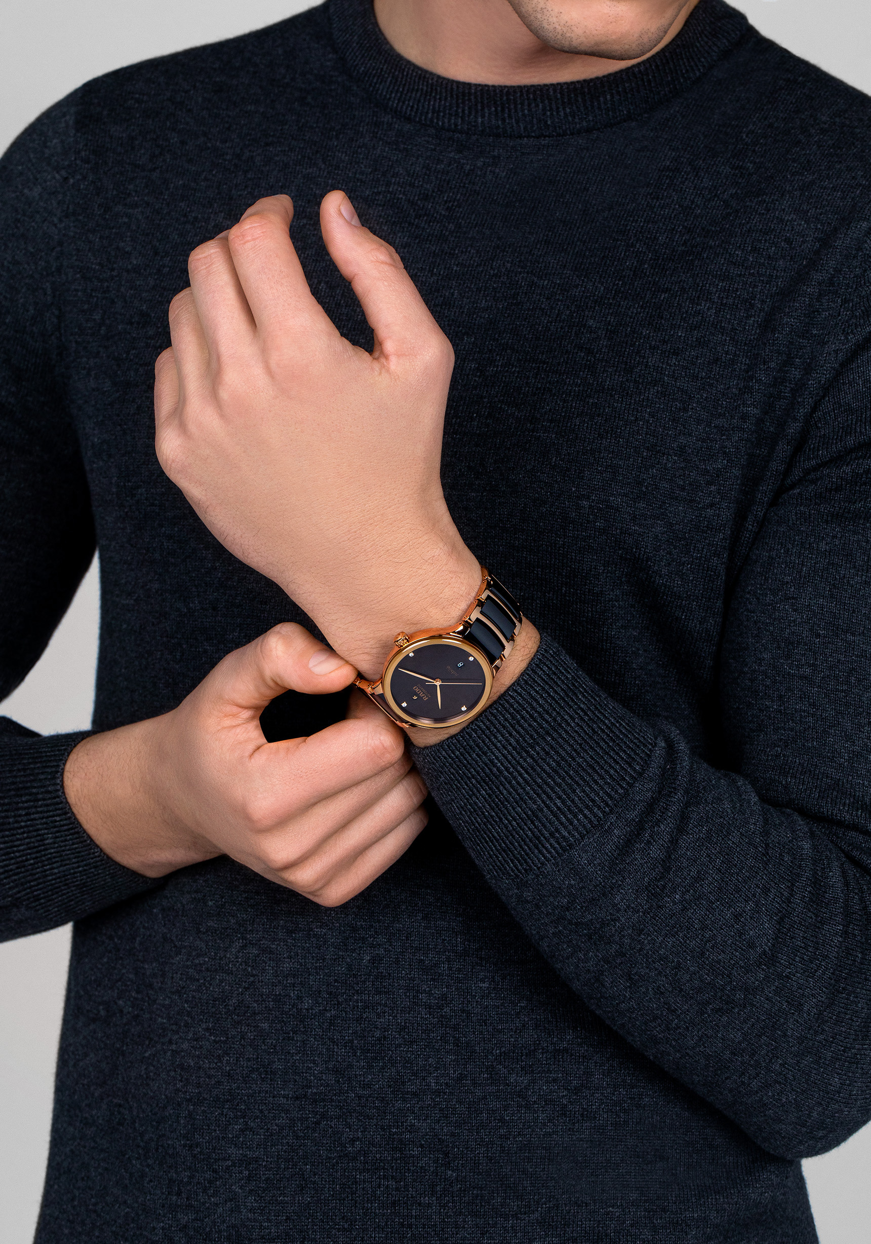 Centrix Automatic Diamonds Stainless steel / PVD Watch R30017712 | Rado ...