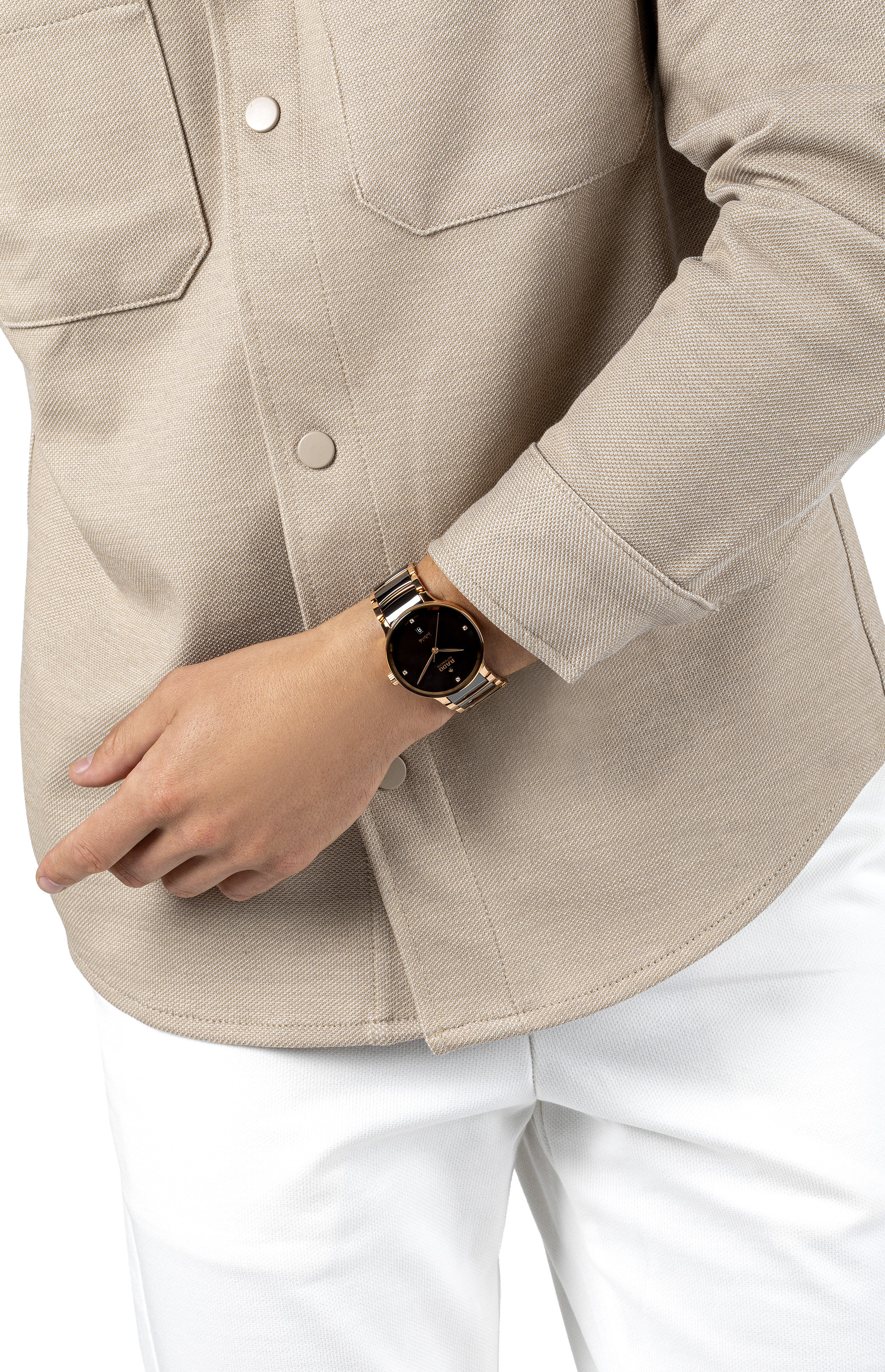 Centrix Automatic Diamonds Stainless steel / PVD Watch R30017712 | Rado ...