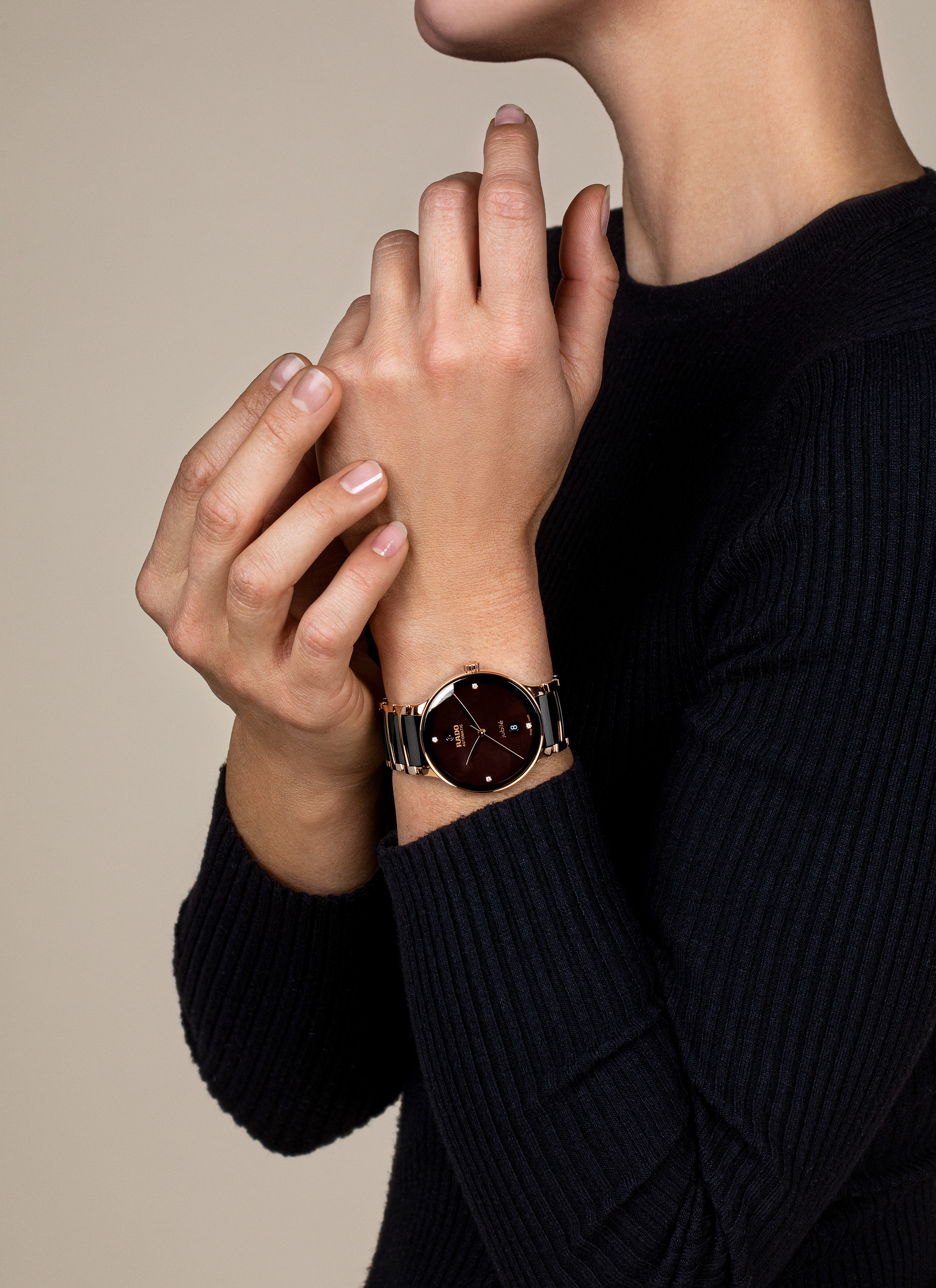 Centrix Automatic Diamonds Unisex Stainless steel / PVD Watch R30017712 ...