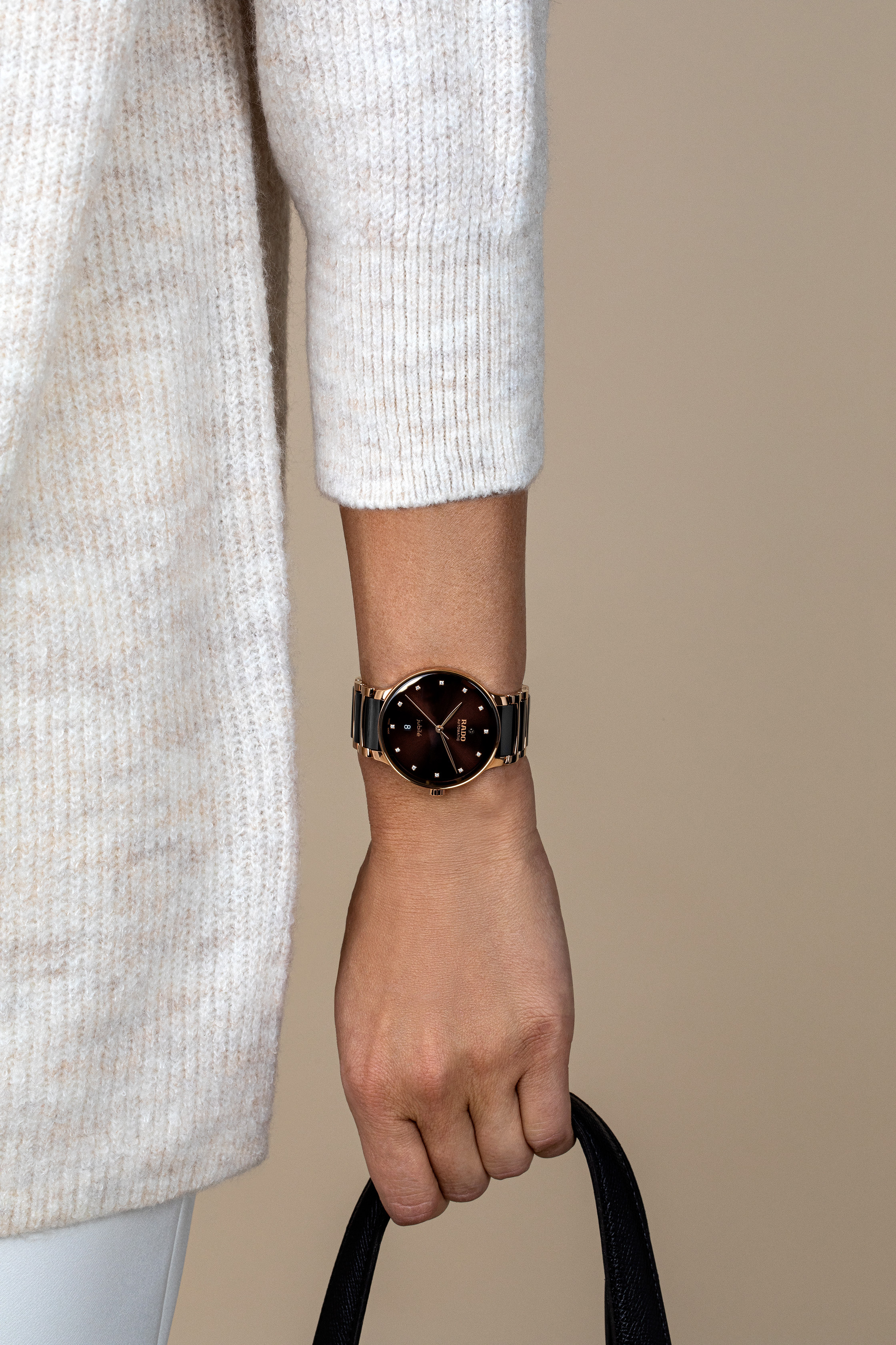 Centrix Automatic Diamonds Stainless steel / PVD Watch R30017732 | Rado ...