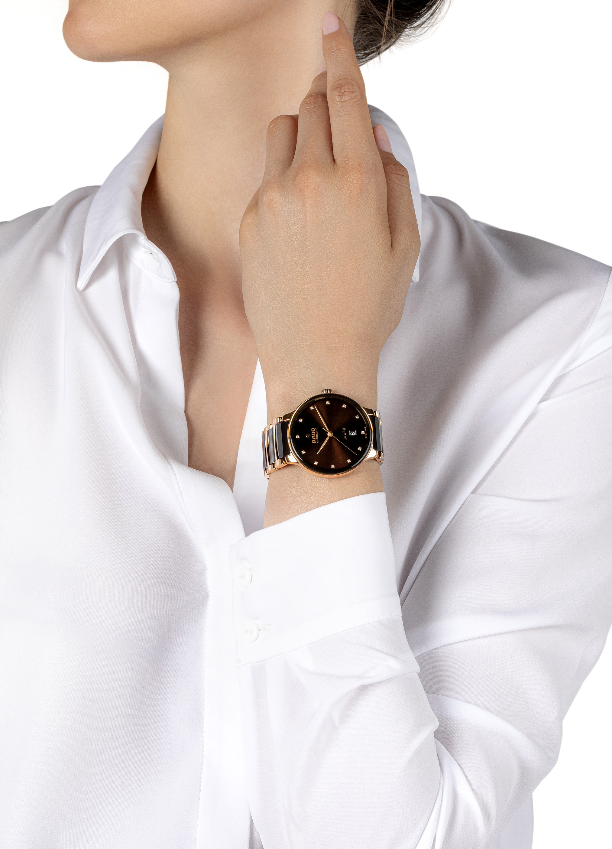 Centrix Automatic Diamonds Unisex Stainless steel / PVD Watch R30017732 ...