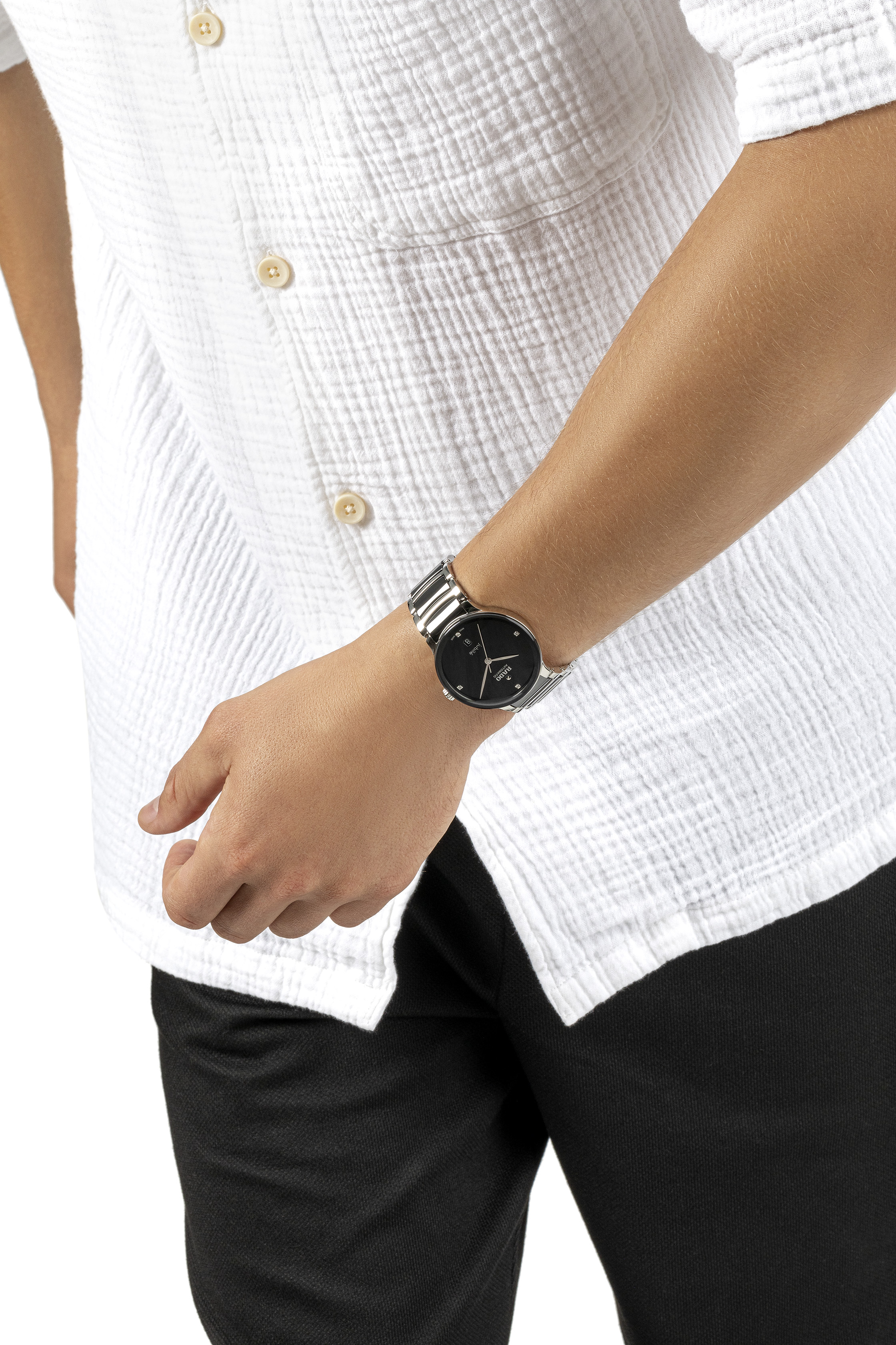 Centrix Automatic Diamonds Stainless Steel Watch R30018712 | Rado ...