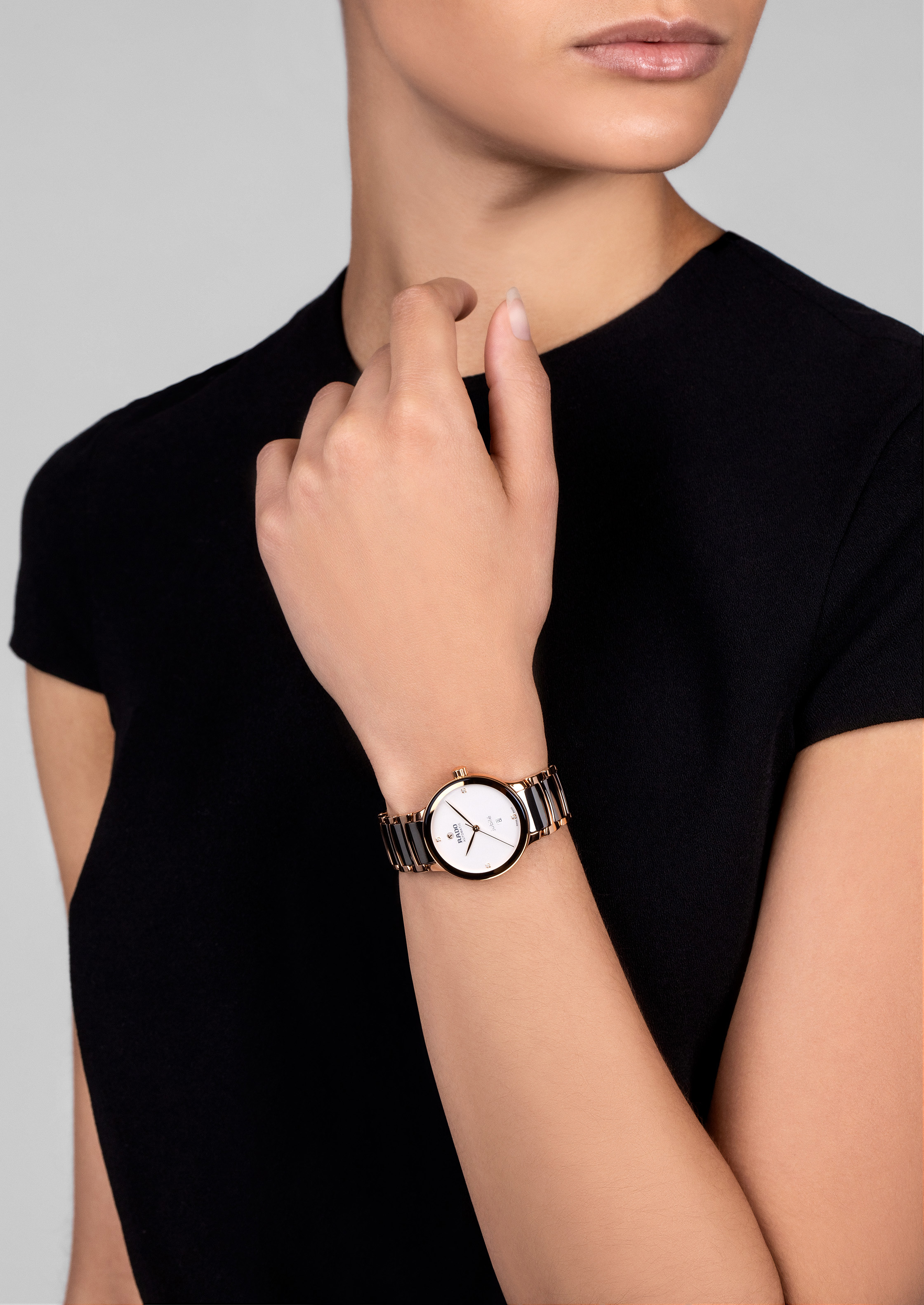 Centrix Automatic Diamonds Women Stainless steel / PVD Watch R30019722 ...