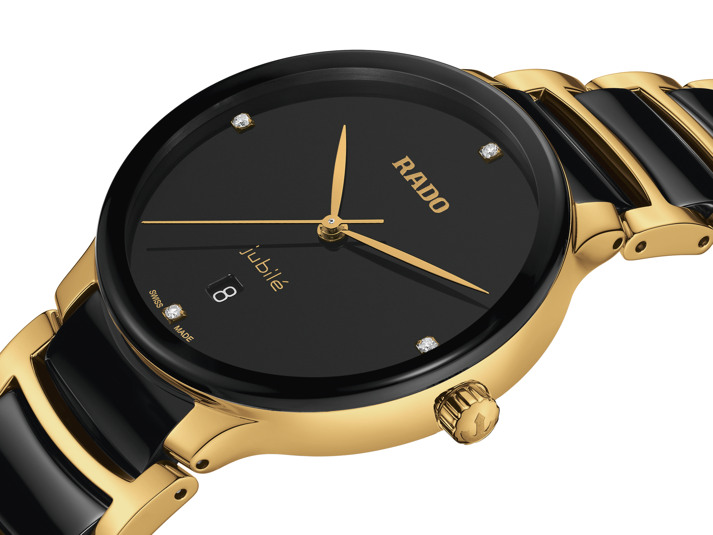 Centrix Diamonds Stainless steel / PVD Watch R30022712 | Rado® United ...