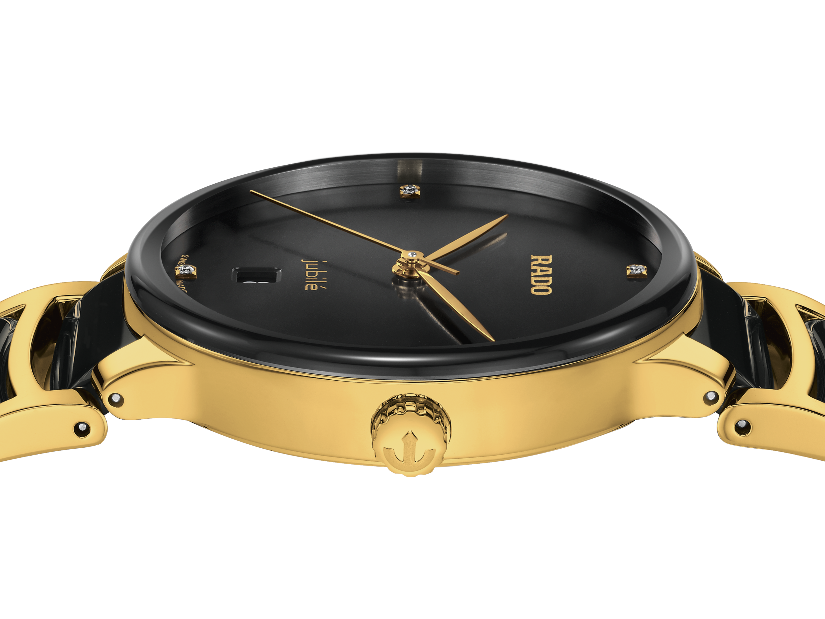 Centrix Diamonds Stainless steel / PVD Watch R30022712 | Rado® United ...