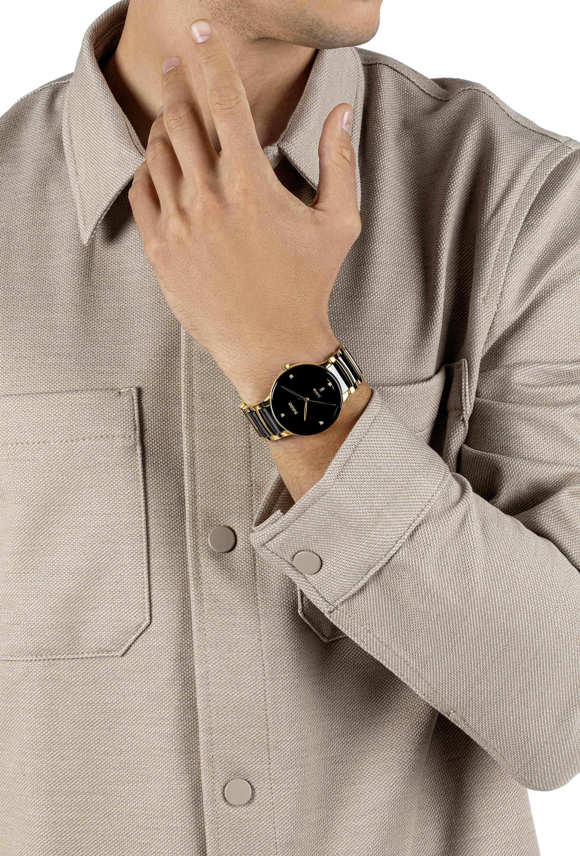 Centrix Diamonds Unisex Stainless steel / PVD Watch R30022712 | Rado ...