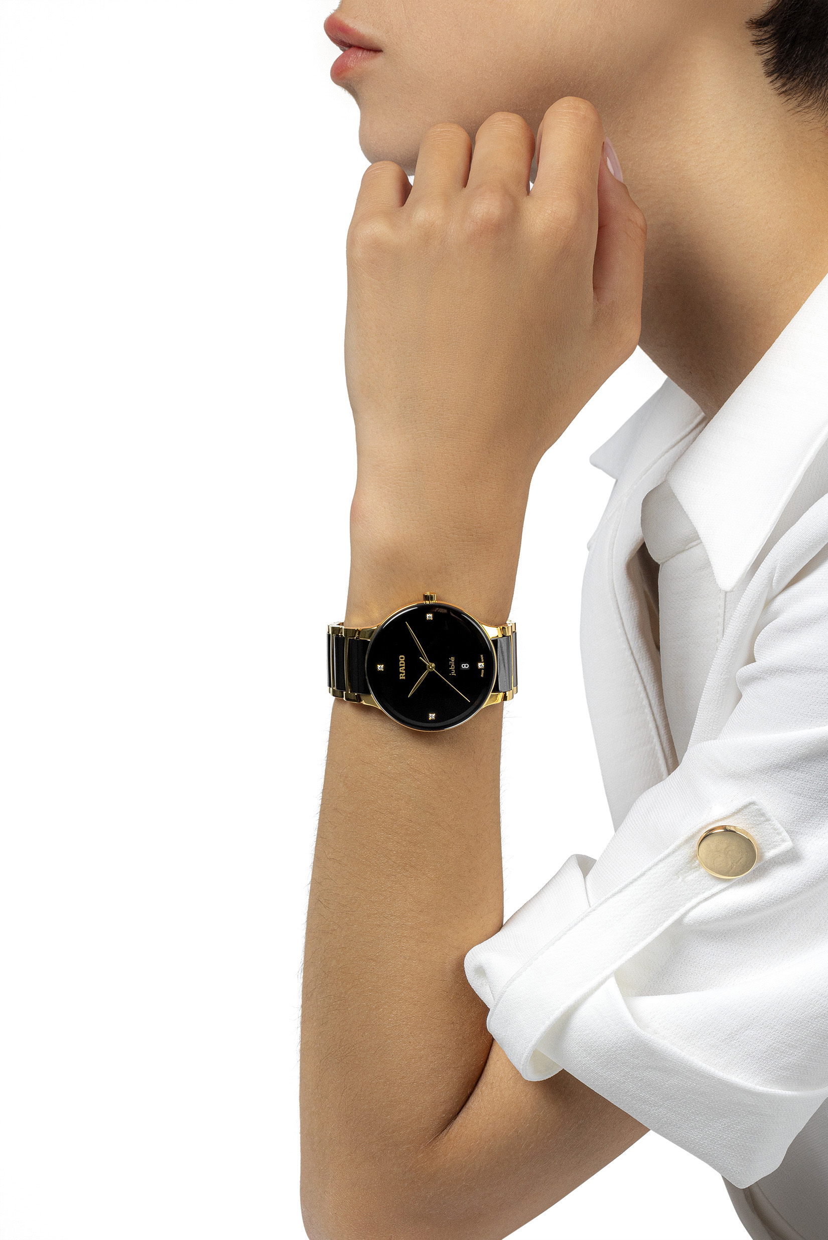 Centrix Diamonds Unisex Stainless steel / PVD Watch R30022712 | Rado ...