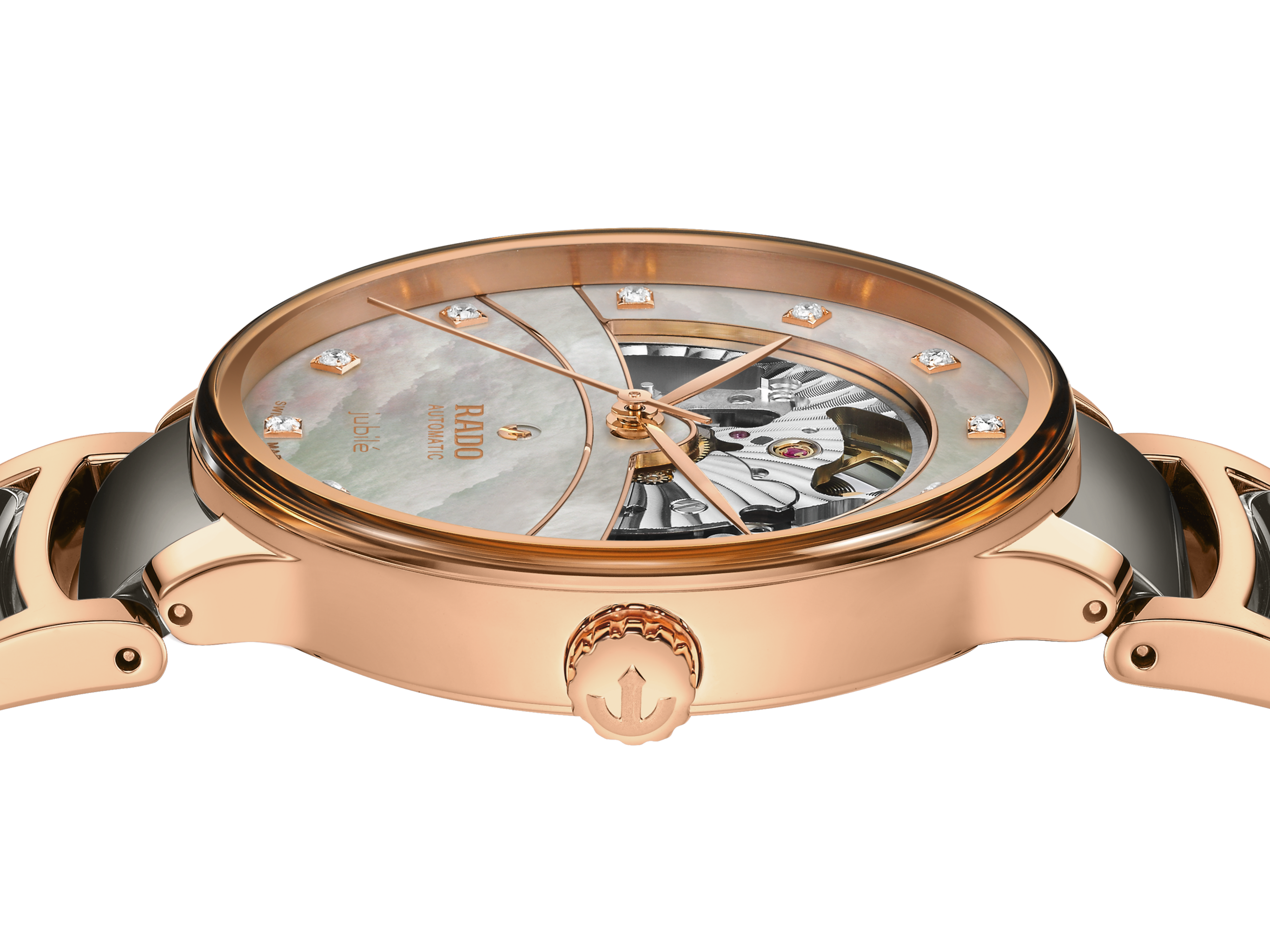 Centrix Automatic Diamonds Open Heart ステンレススチール/PVDコーテイング 時計 R30028912 ...