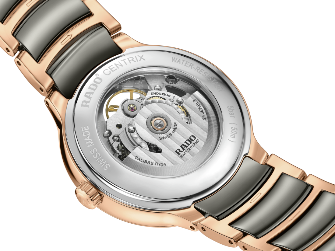 Centrix Automatic Diamonds Open Heart Unisex Stainless steel / PVD Watch R30028912 | Rado® India