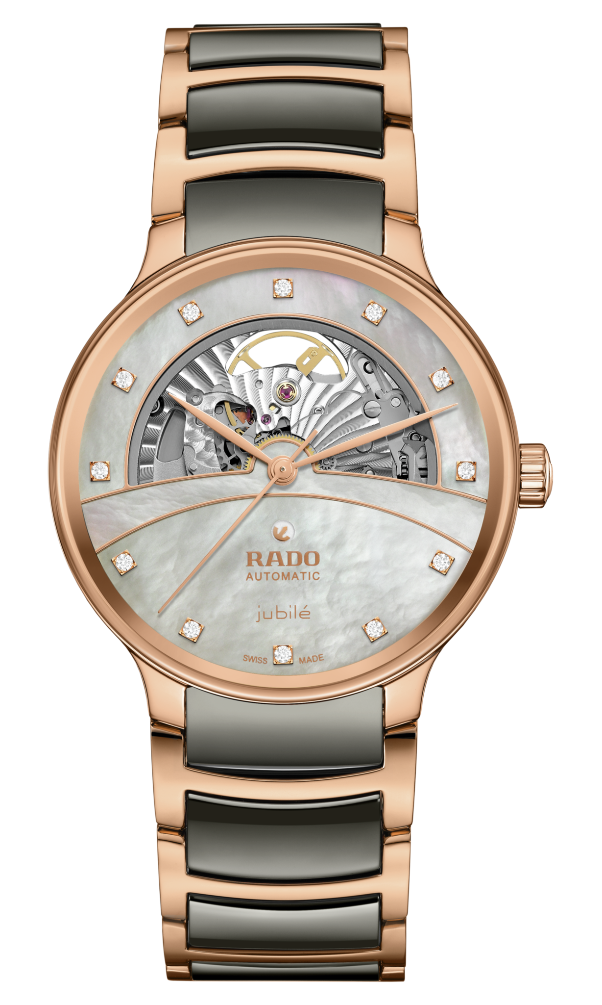 Centrix Automatic Diamonds Open Heart Unisex Stainless steel / PVD ...