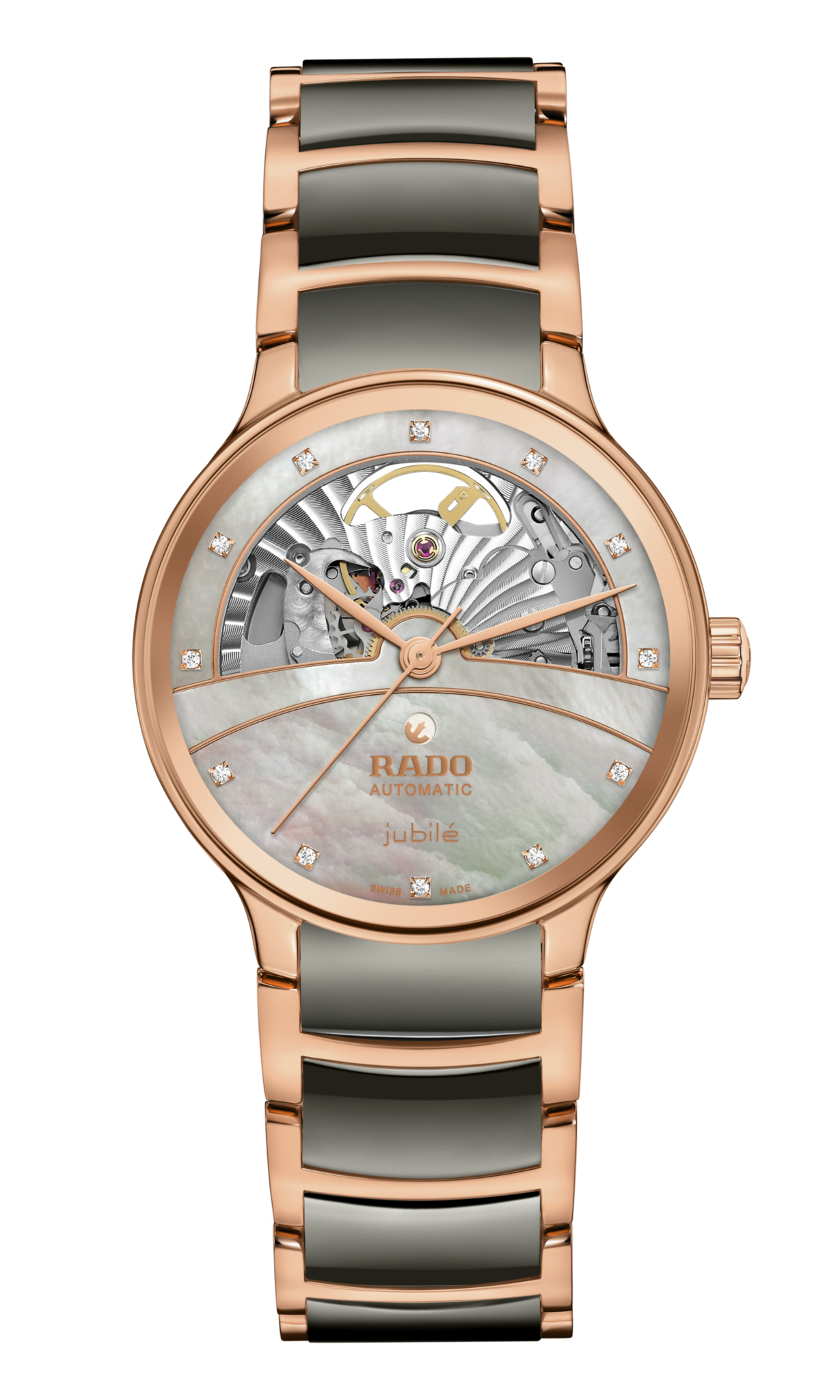 Centrix Automatic Diamonds Open Heart Unisex Stainless steel / PVD Watch R30028912 | Rado® India