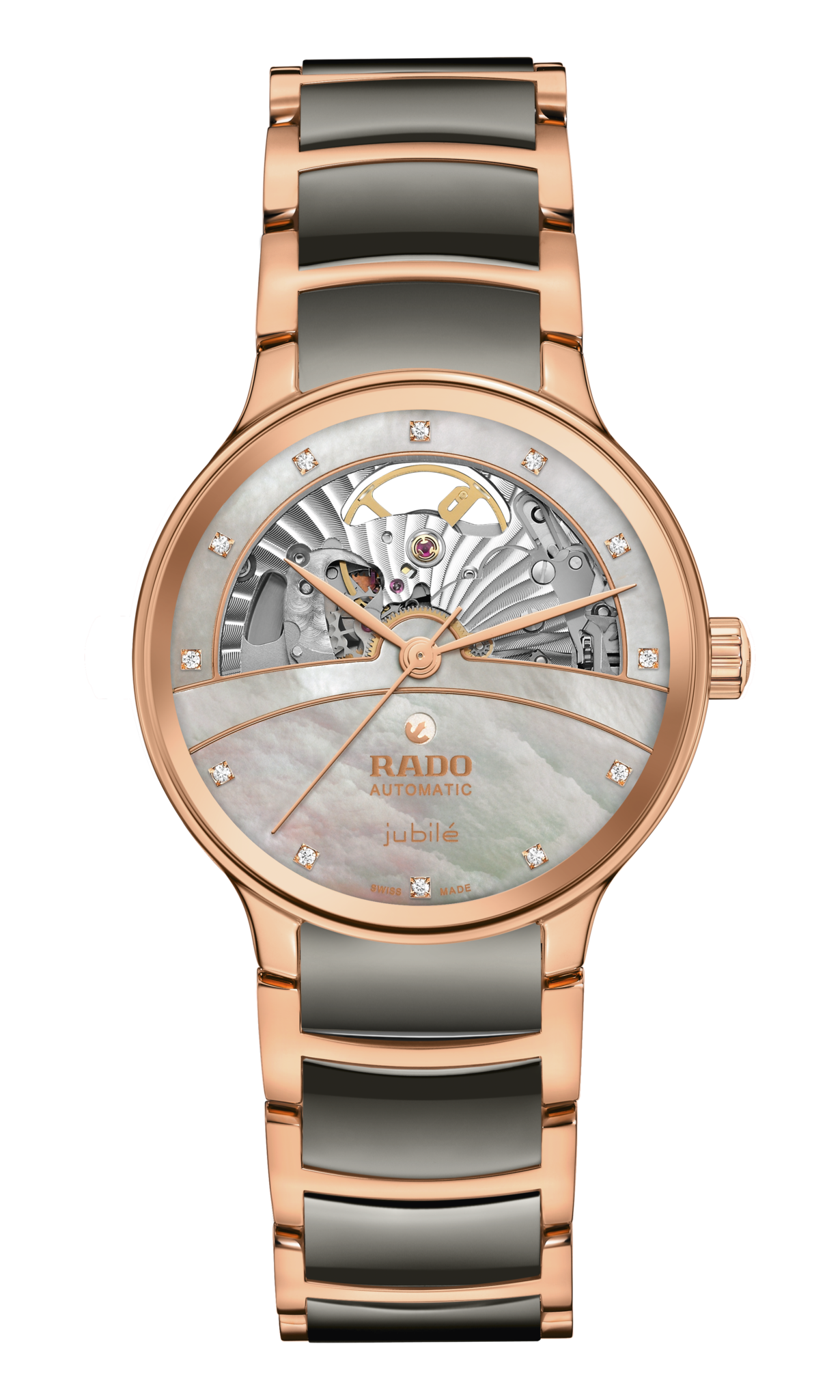 Centrix Automatic Diamonds Open Heart Stainless steel / PVD Watch ...