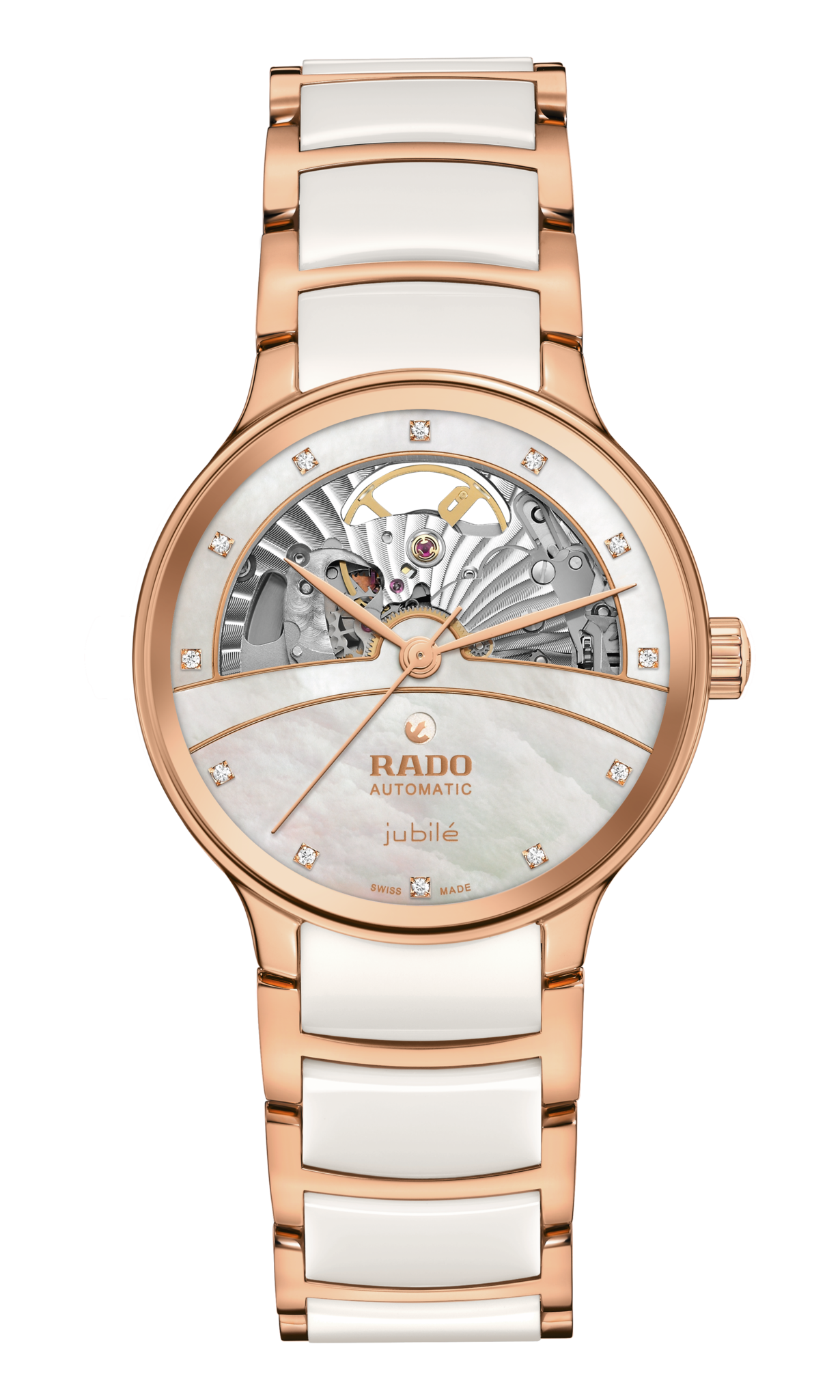 Centrix Automatic Diamonds Open Heart Stainless steel / PVD Watch ...