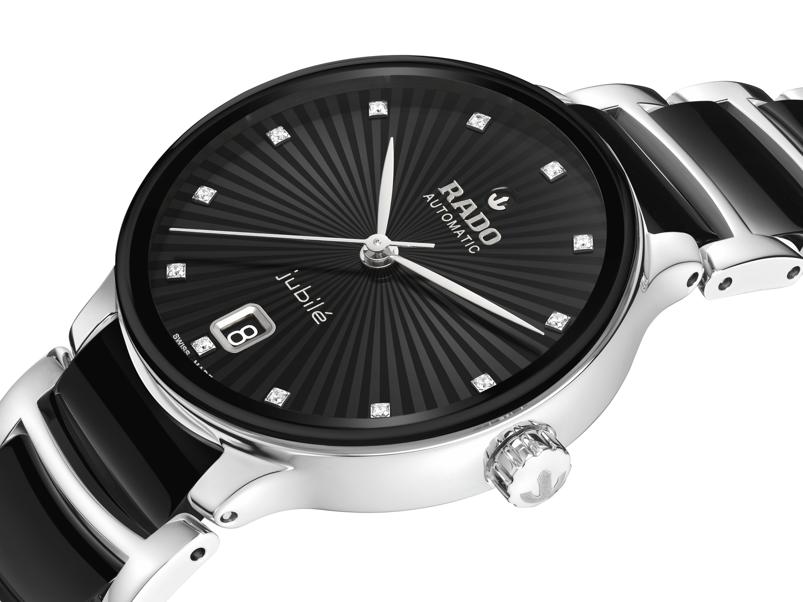 Centrix Automatic Diamonds Damen Edelstahl Uhr R30031742 | Rado ...