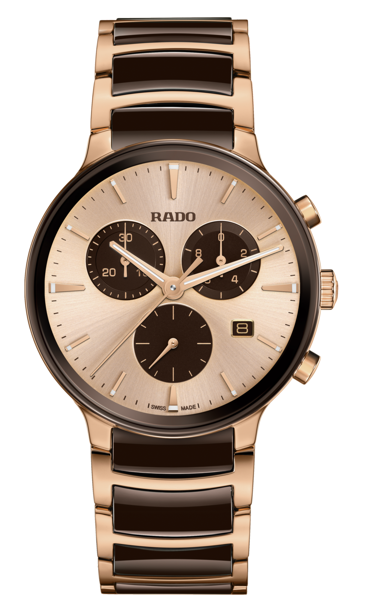 Centrix Chronograph Men Stainless steel / PVD Watch R30212402 | Rado® India