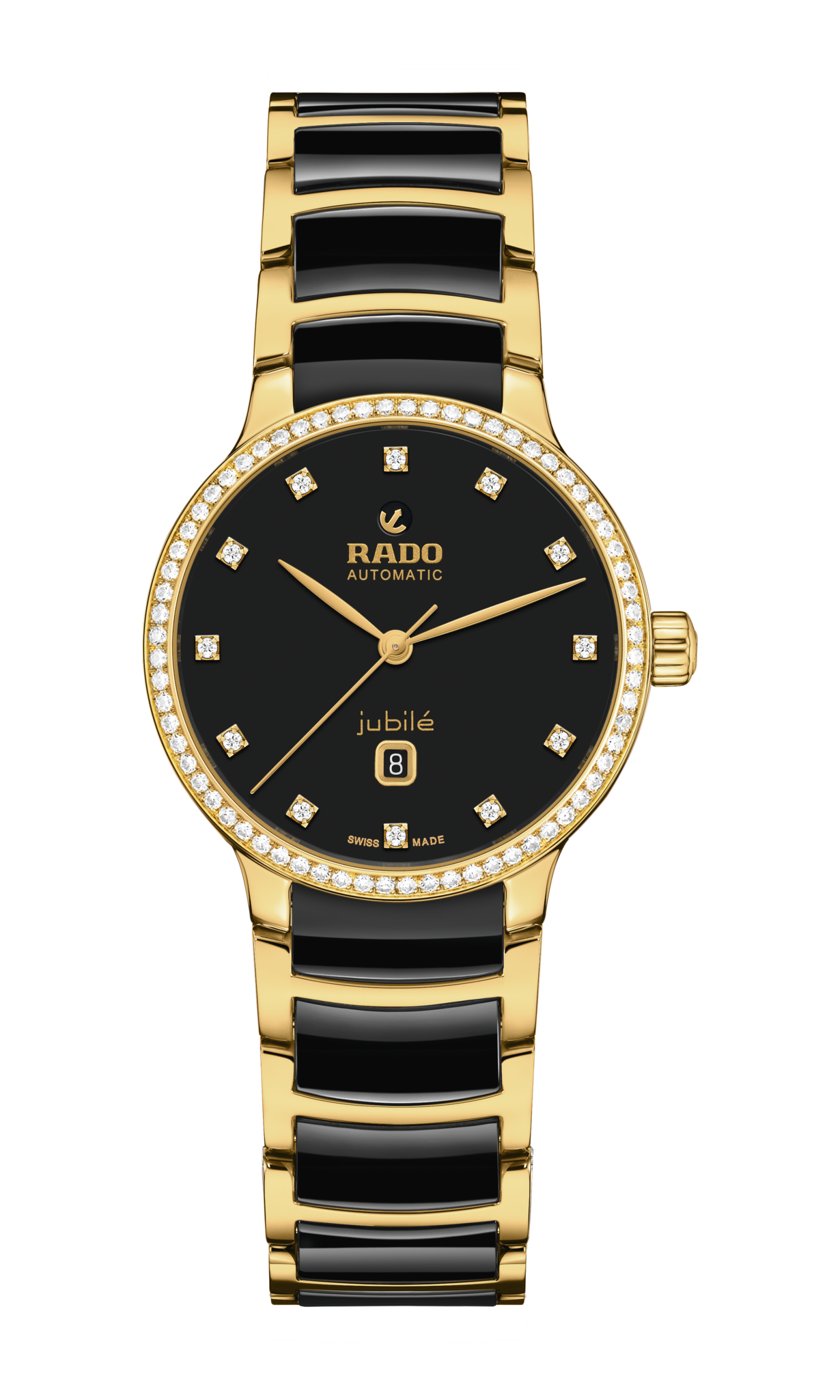 Centrix Automatic Diamonds Stainless steel / PVD Watch R30019744 | Rado ...