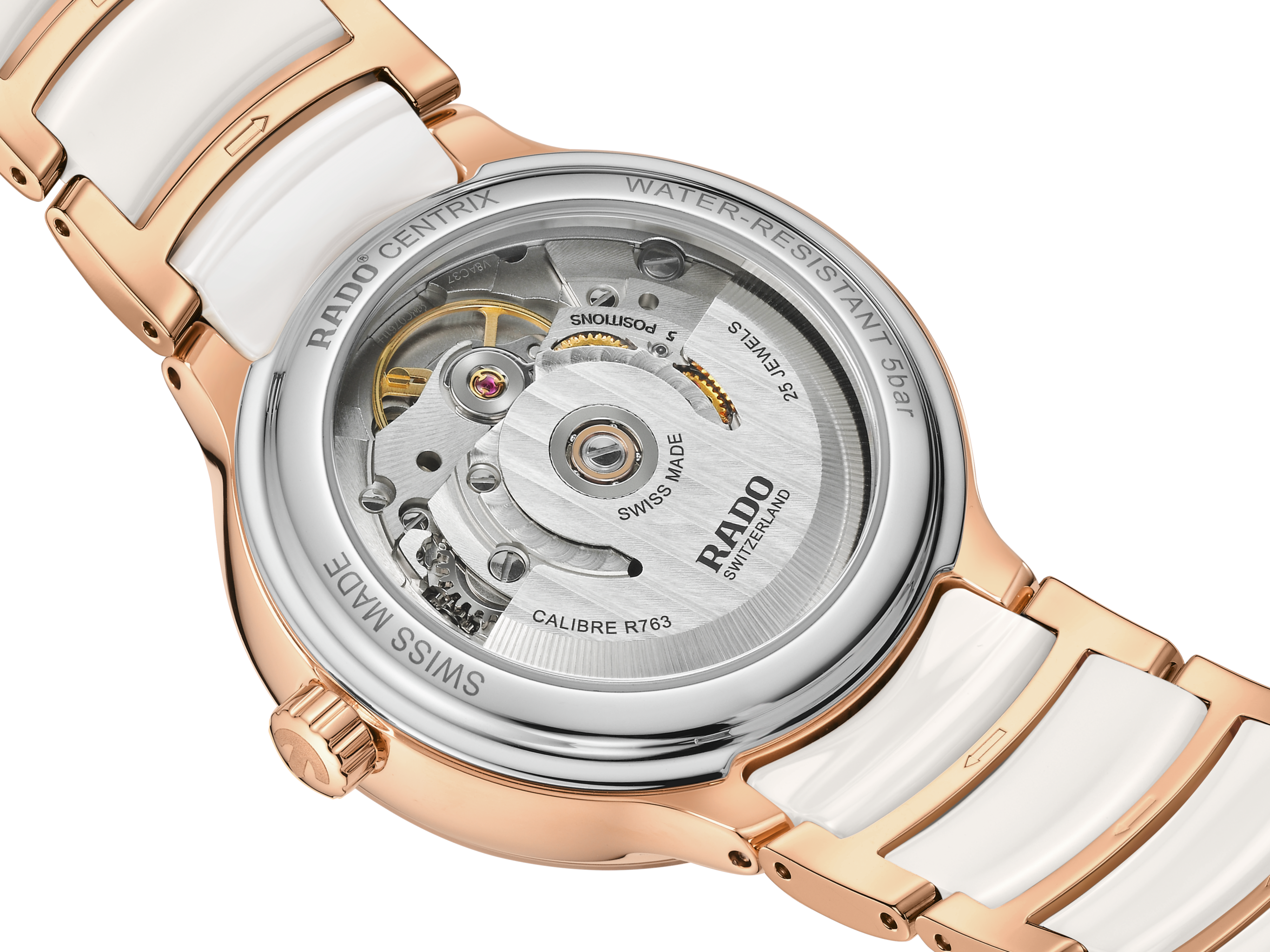 Centrix Automatic Diamonds Stainless steel / PVD Watch R30230902 | Rado®