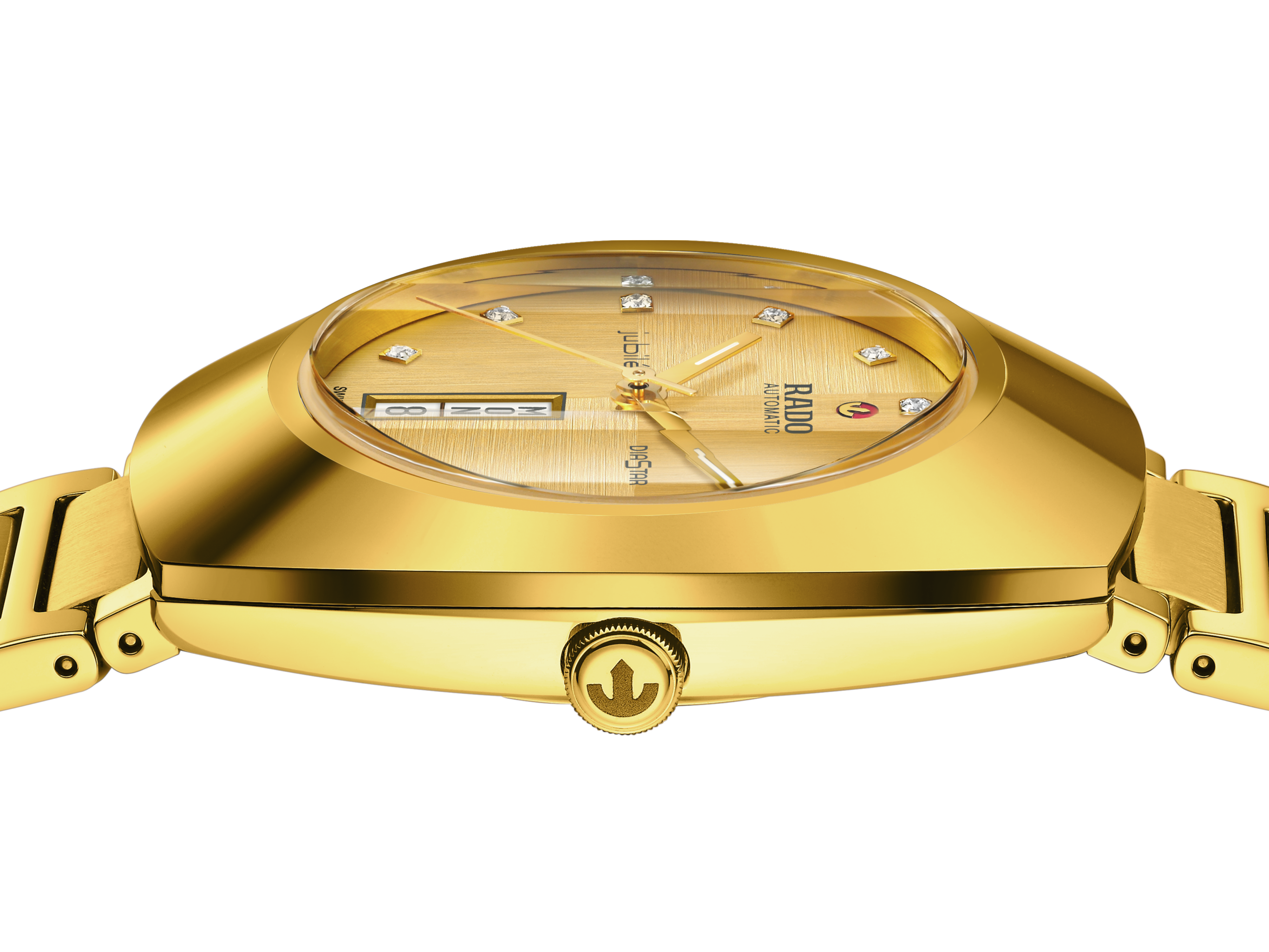 DiaStar Original Diamonds Unisex PVD beschichteter Edelstahl Uhr ...