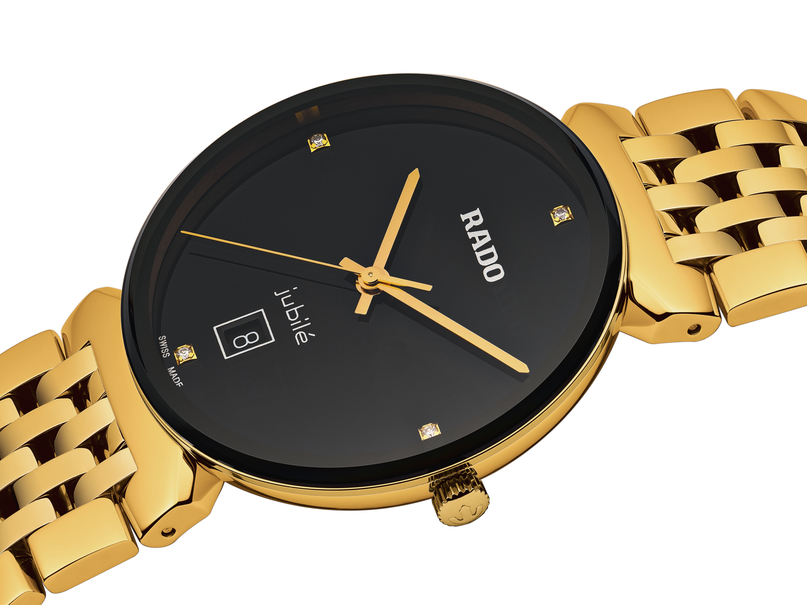 Florence Diamonds Stainless steel / PVD Watch R48914703 | Rado®