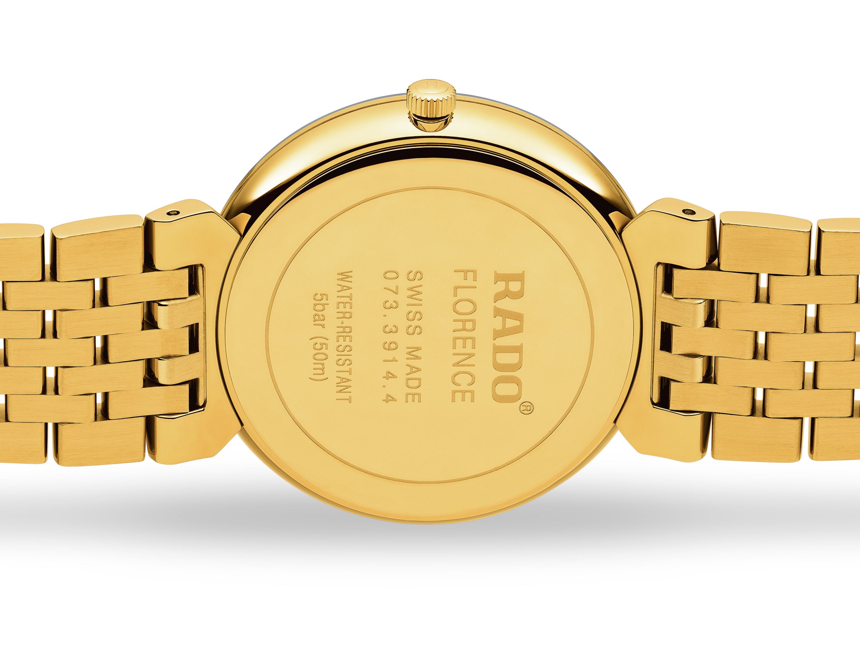 Florence Diamonds Stainless steel / PVD Watch R48914703 | Rado® Great ...