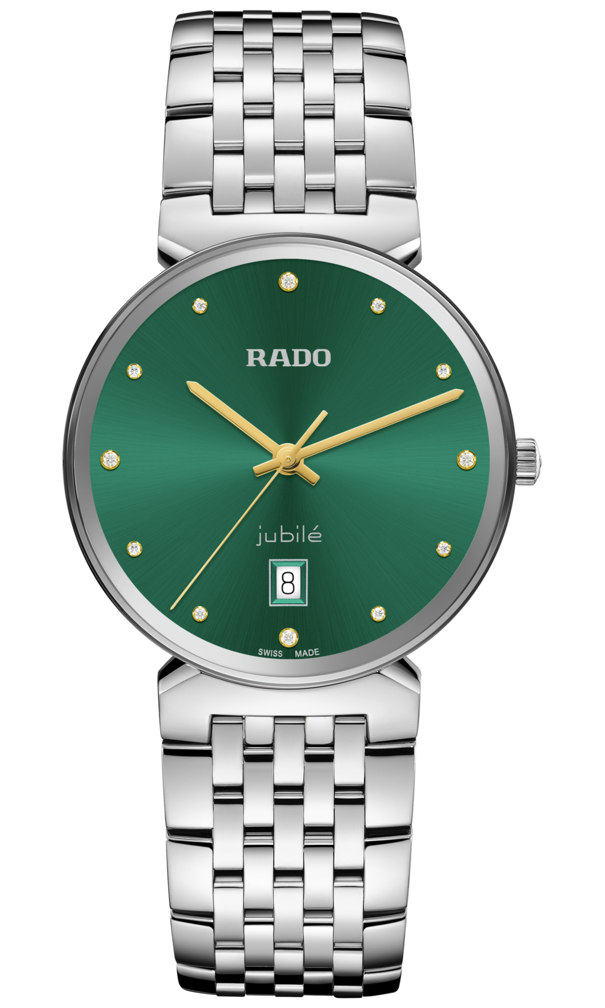 Florence Diamonds Unisex Stainless Steel Watch R48912763 | Rado® United ...