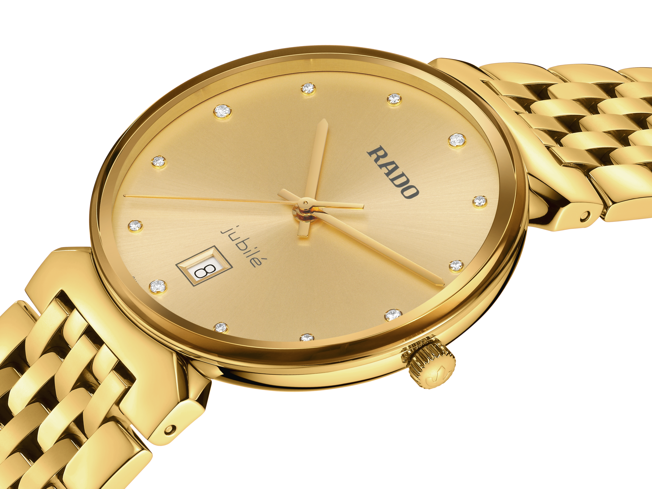 Florence Diamonds Stainless steel / PVD Watch R48914713 | Rado® United ...