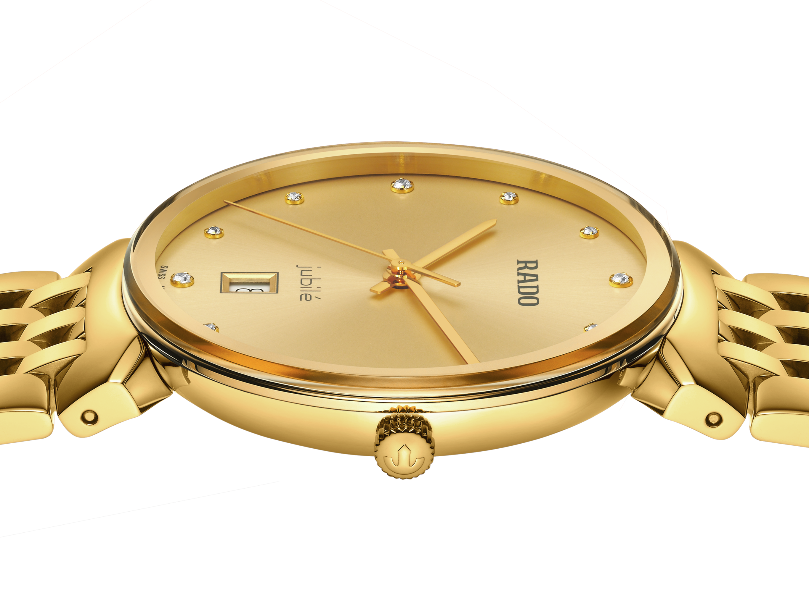 Florence Diamonds Stainless steel / PVD Watch R48914713 | Rado® United ...