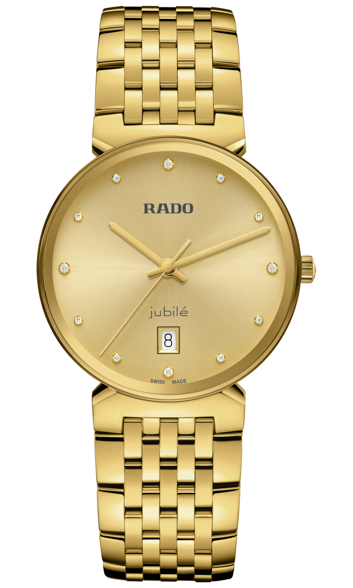 Florence Diamonds Unisex Stainless steel / PVD Watch R48914713 | Rado ...