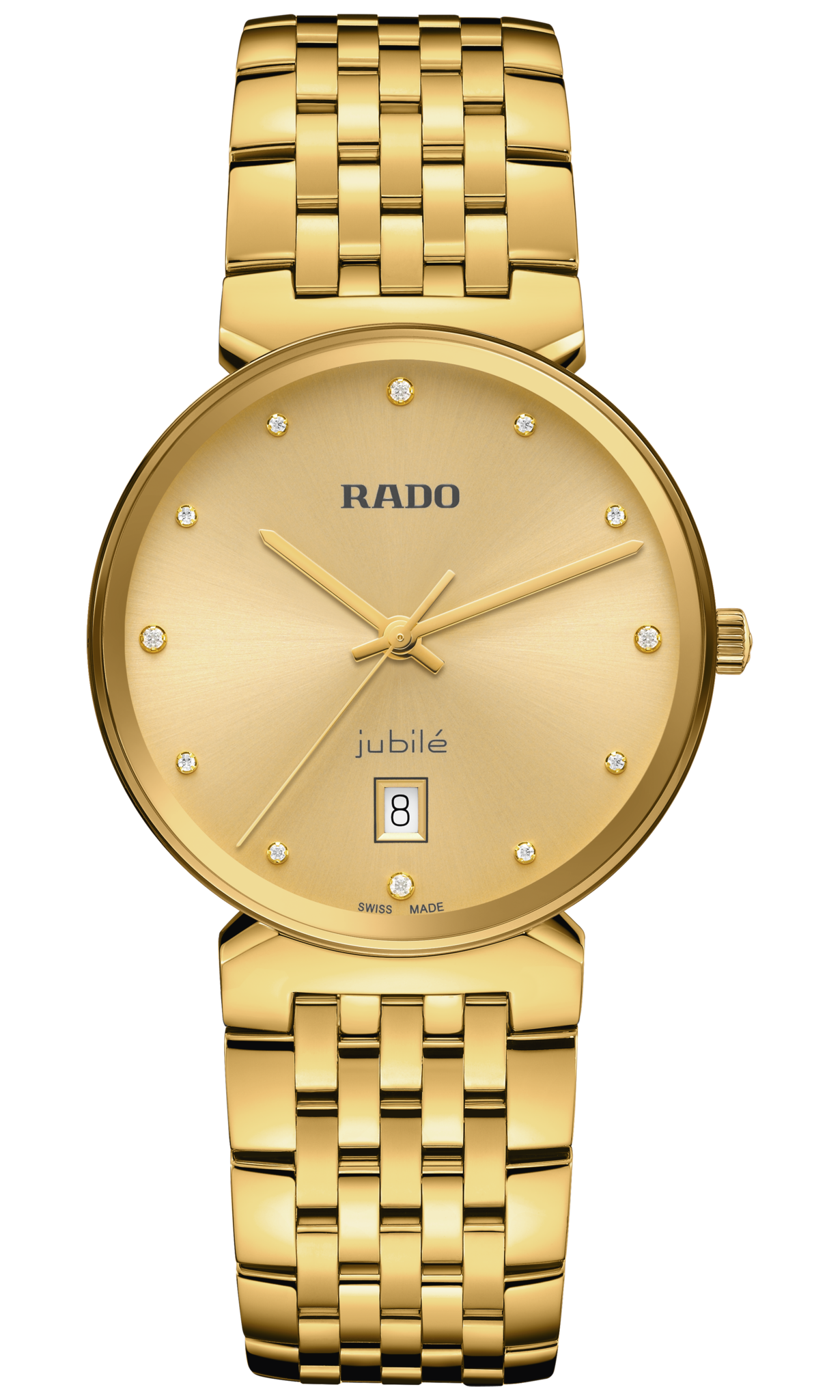 Florence Diamonds Stainless steel / PVD Watch R48914713 | Rado® United ...
